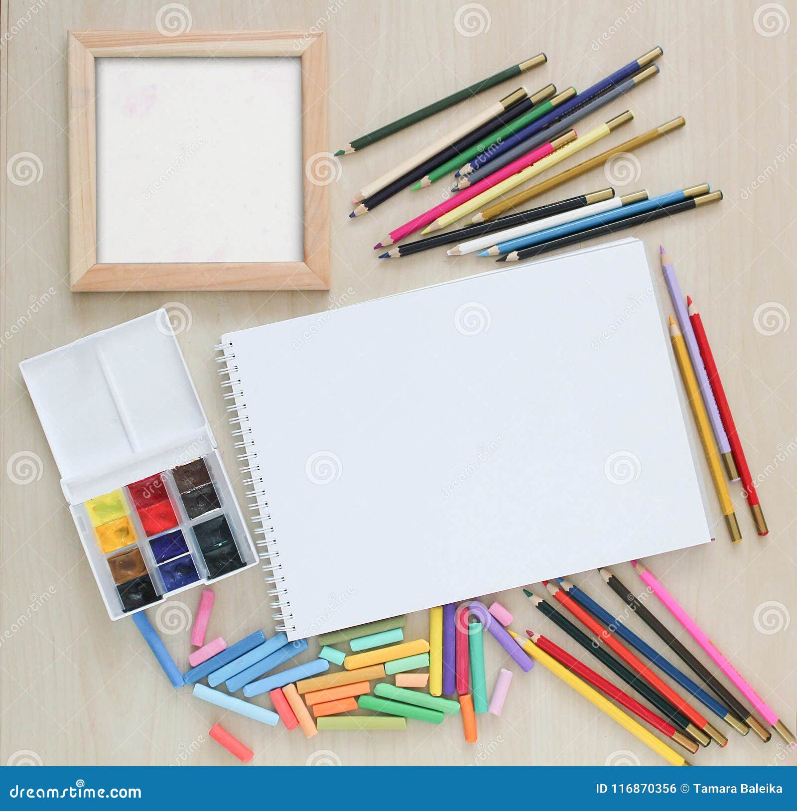 Notebook on a table stock photo. Image of education - 116870356
