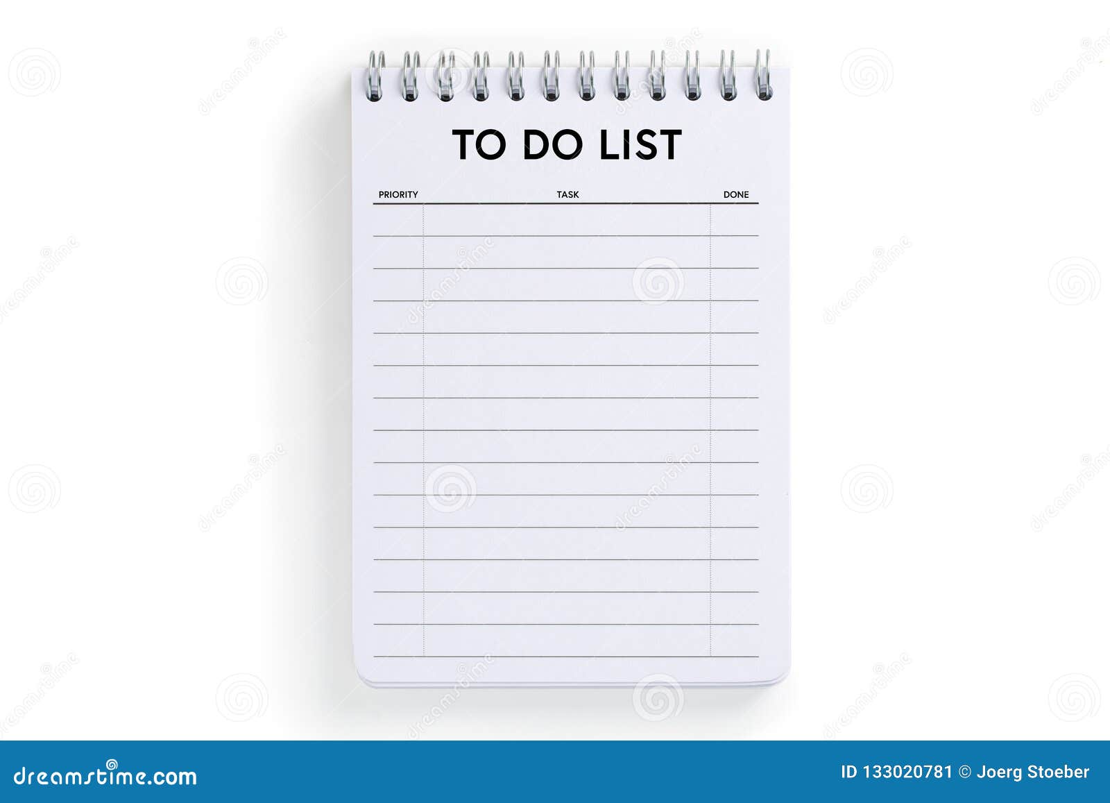 Notebook with a Template for a To Do List Stock Image - Image of ... Notebook with a Template for a To Do List Stock Image - Image of ...