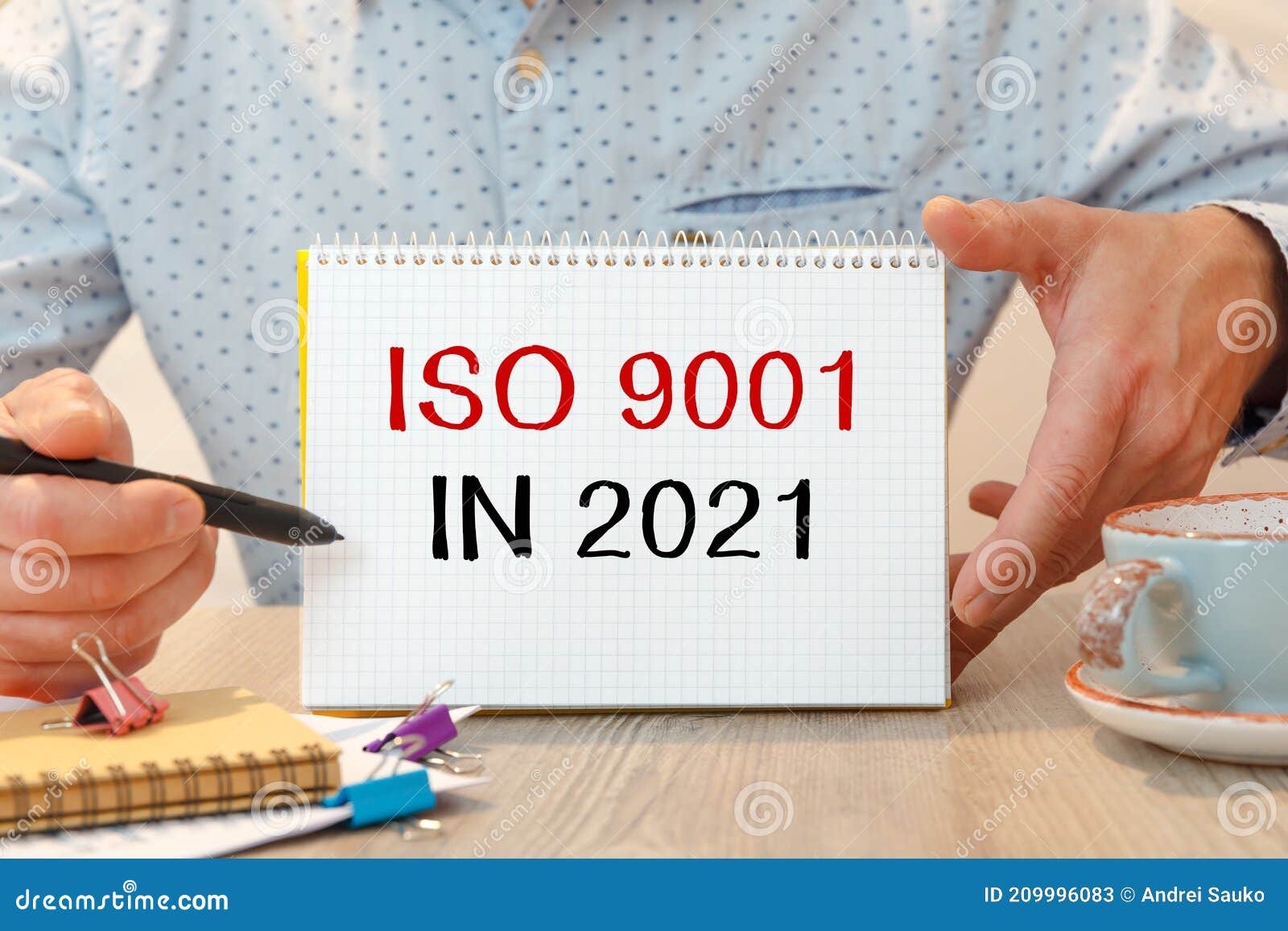 Notebook with Text - Iso 9001 in 2021 - Near Office Supplies Stock ...