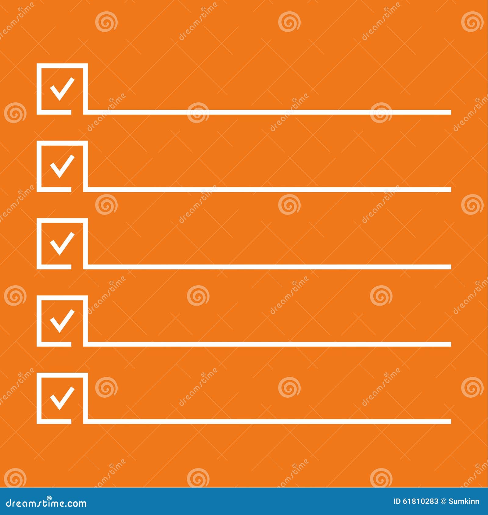 Notebook with to do list stock vector. Illustration of clipboard - 61810283