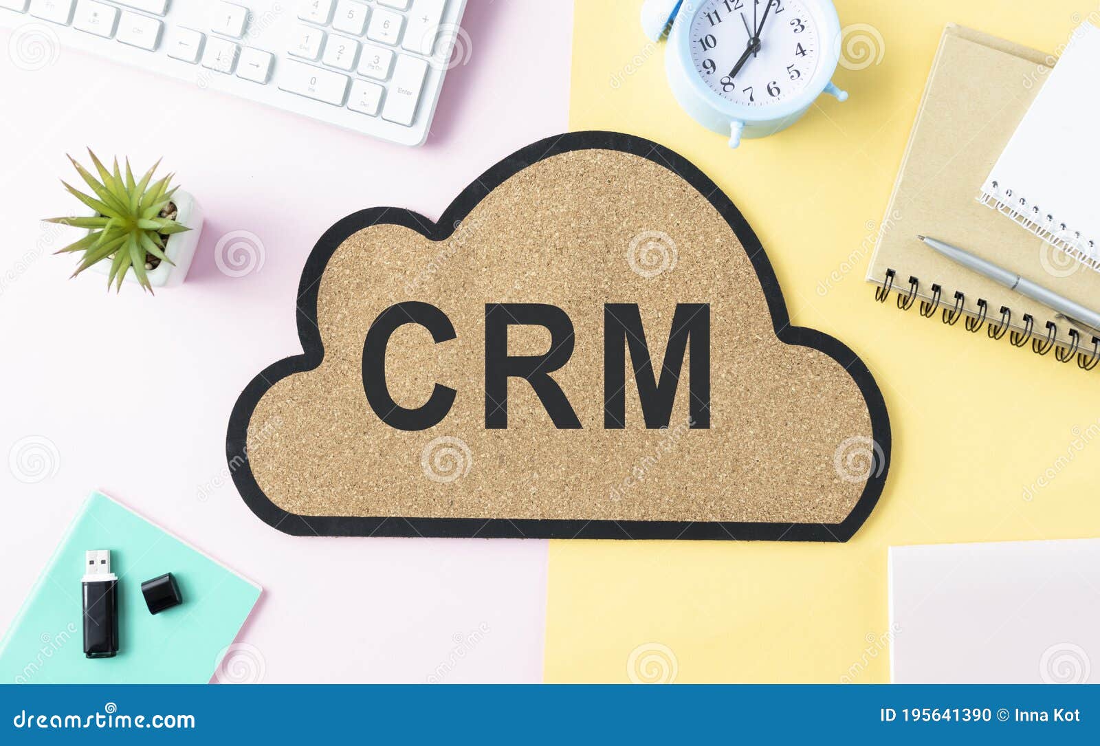Notebook with Toolls and Notes about CRM. Stock Photo - Image of ...