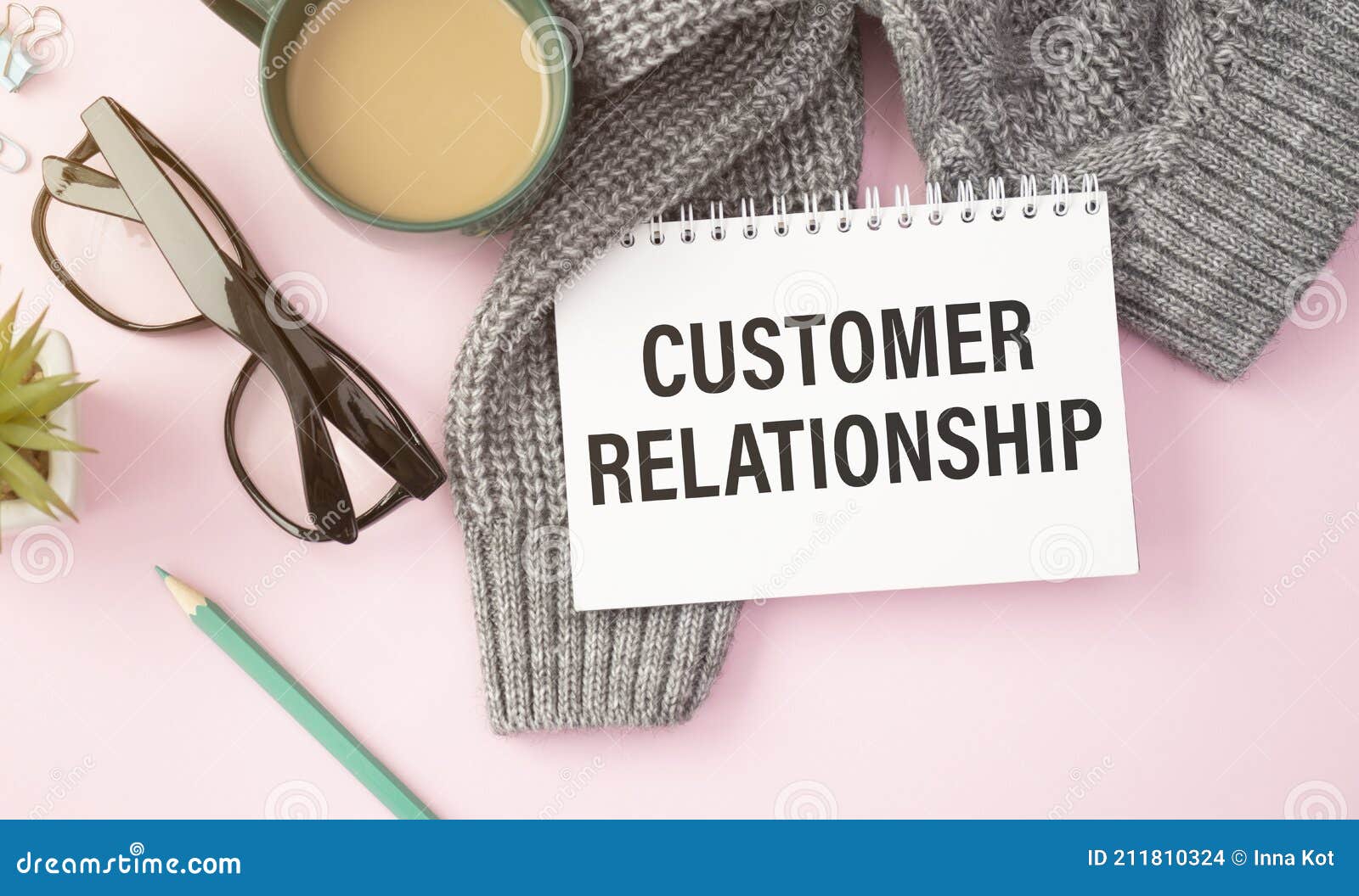 Notebook with Toolls and Notes about Customer Stock Photo - Image of ...