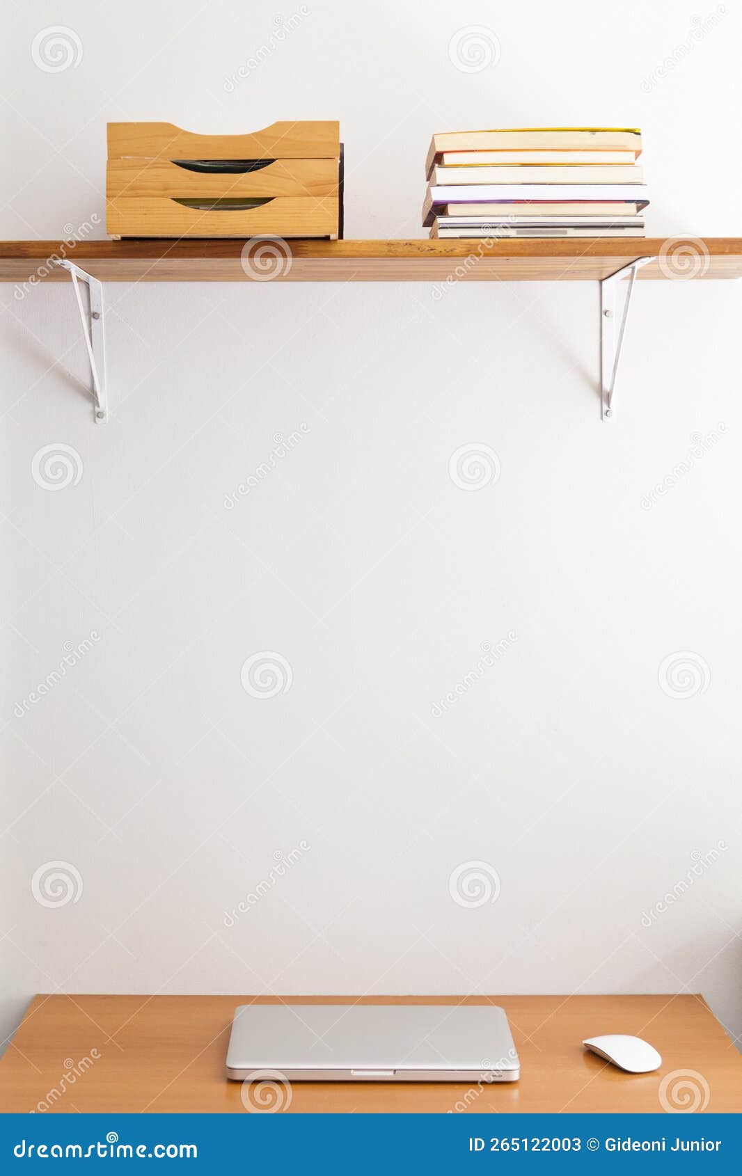 Notebook on Top of a Home Office Desk. Stock Image - Image of designer ...