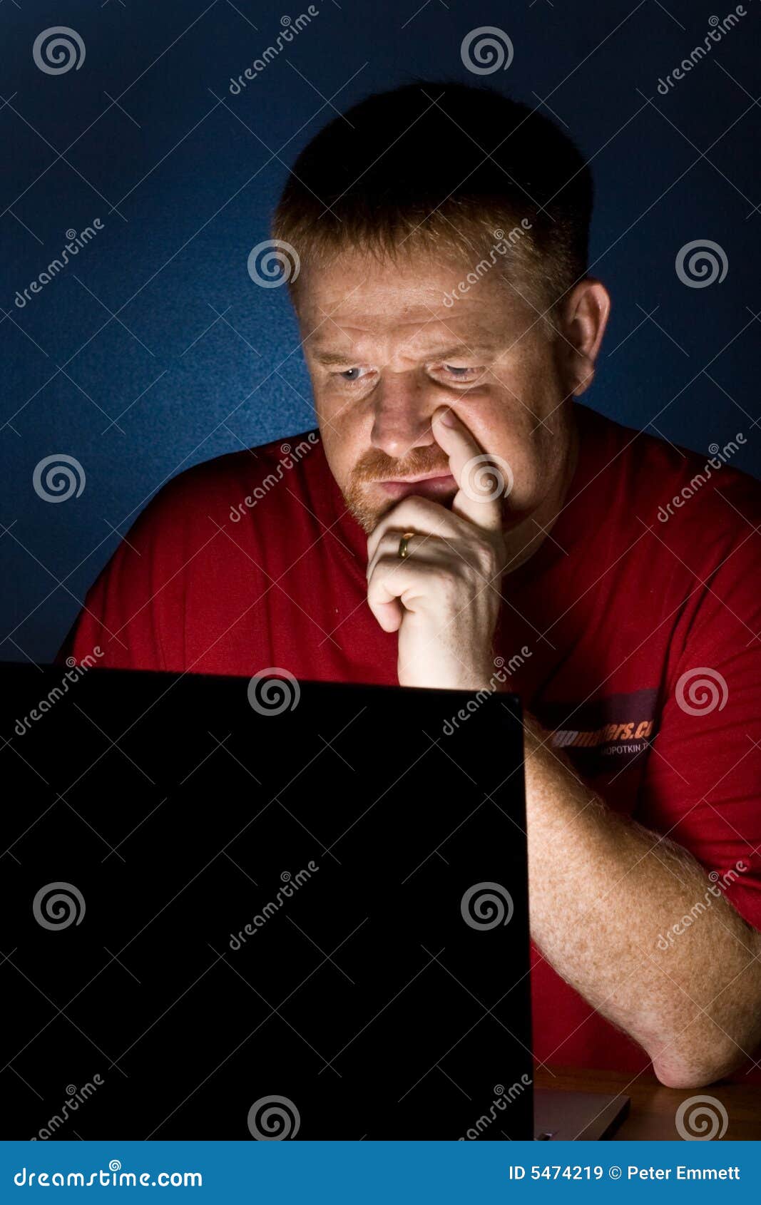 Notebook User Looking Perplexed Picture. Image: 5474219