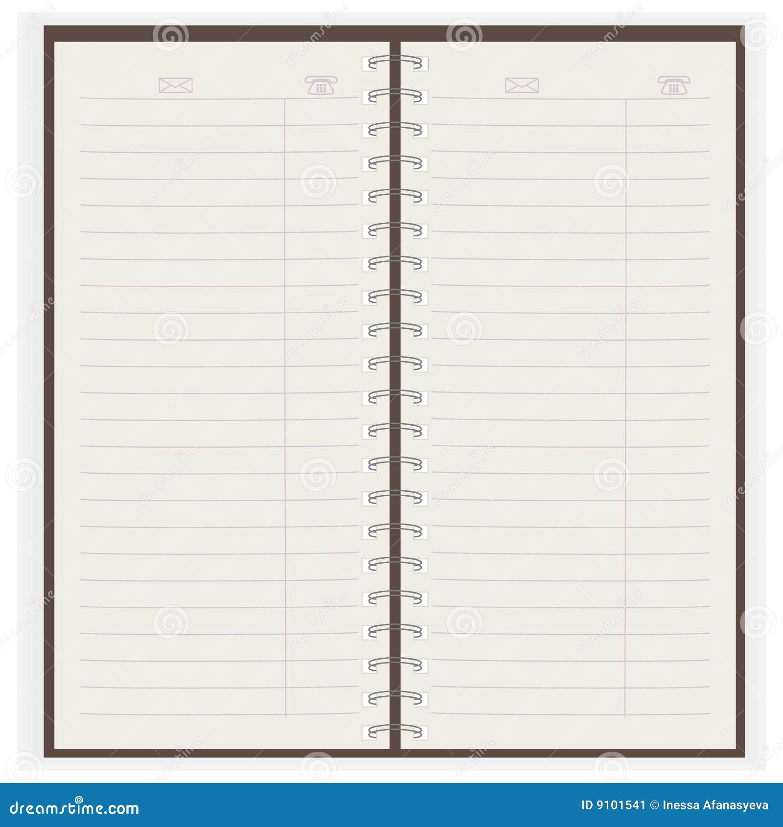 Notebook. Vector Illustration Stock Vector - Illustration of copy ...