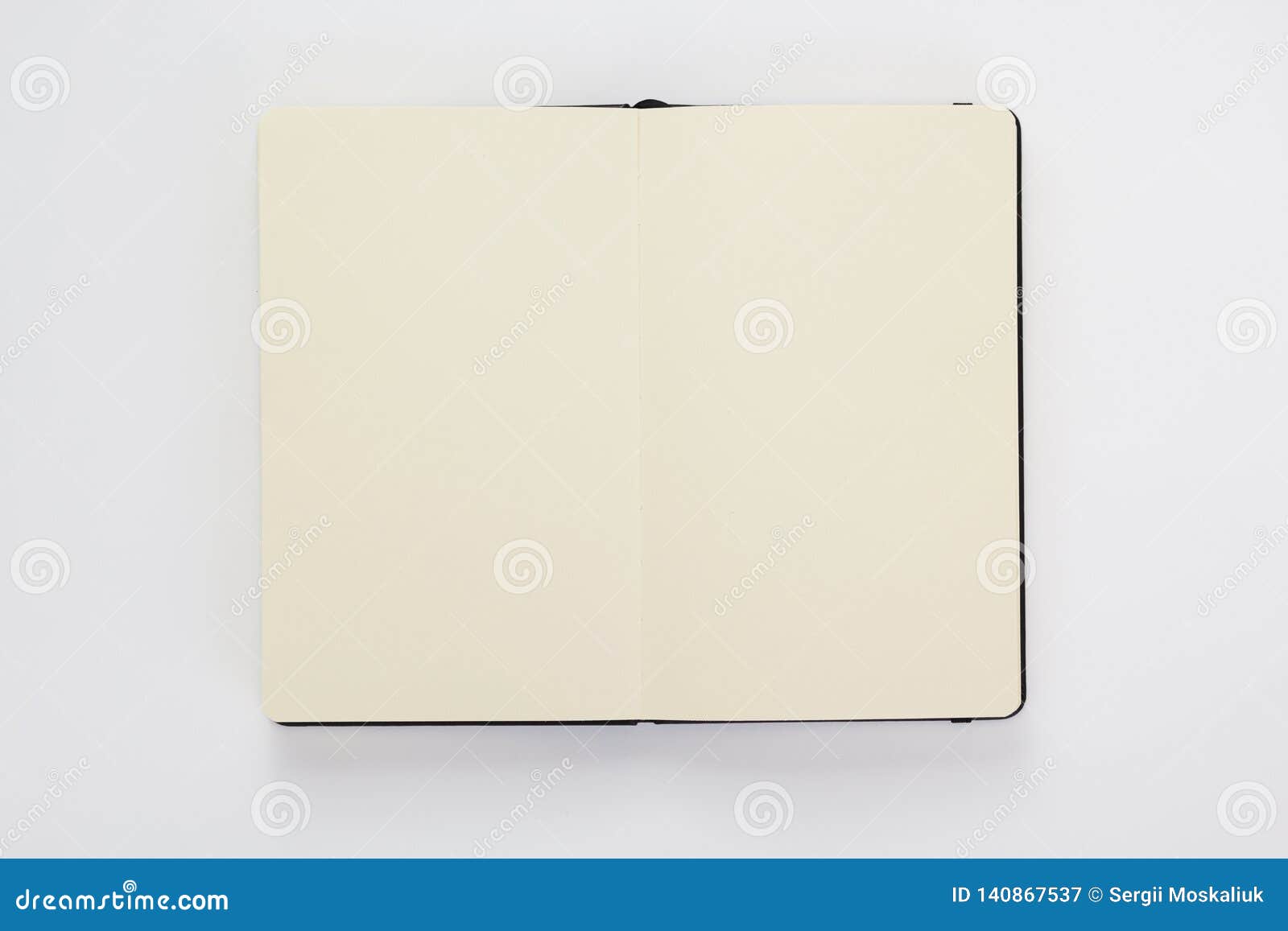 Notebook at White Background Stock Image - Image of page, sketch: 140867537