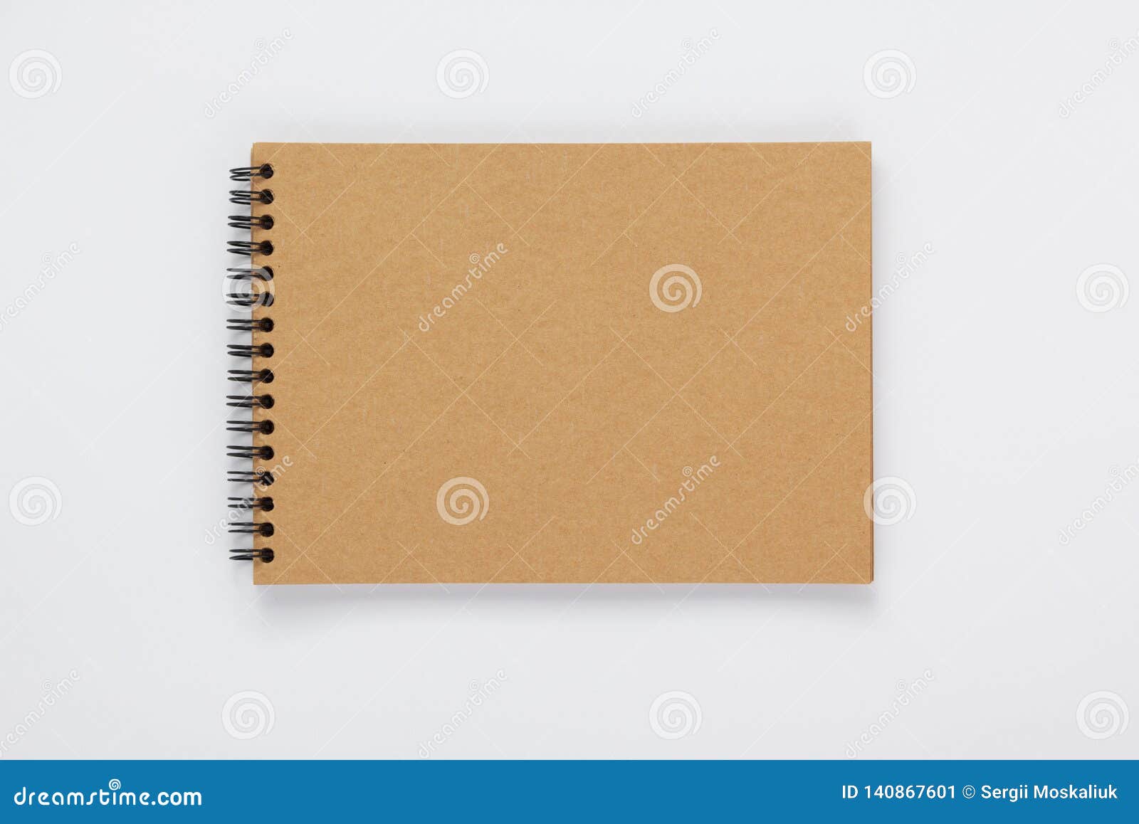 Notebook at White Background Stock Image - Image of book, backdrop ...