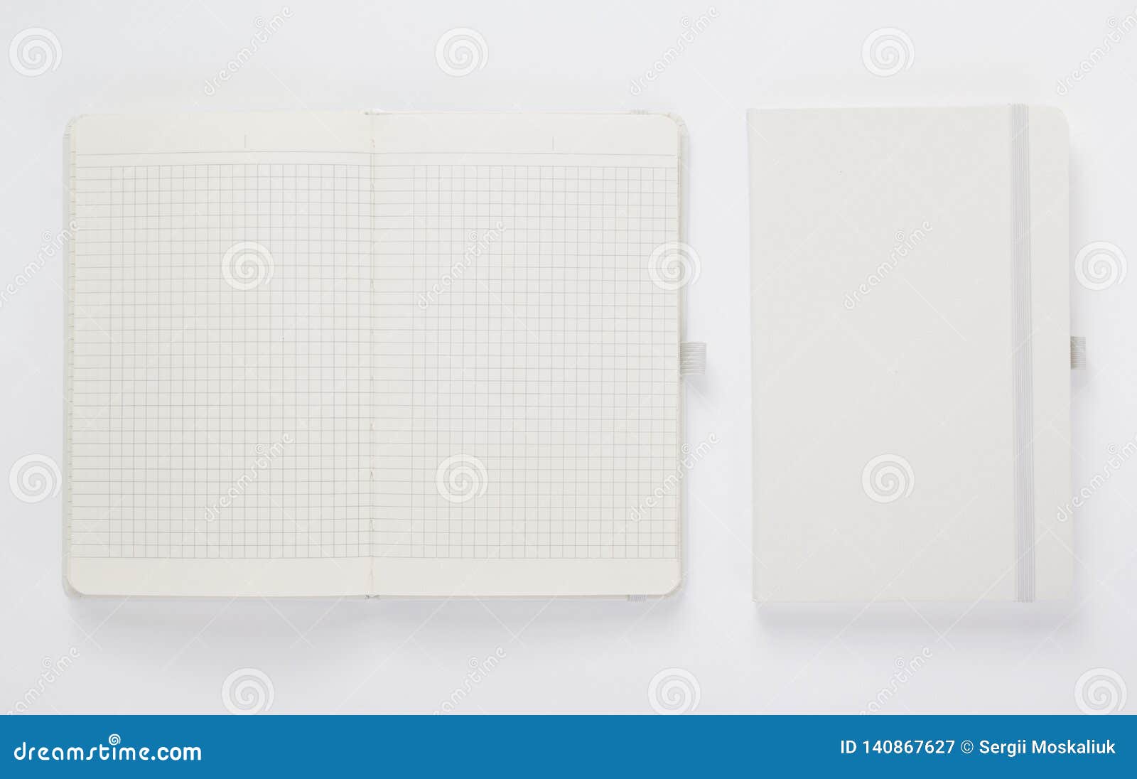 Notebook at White Background Stock Image - Image of book, notepad ...
