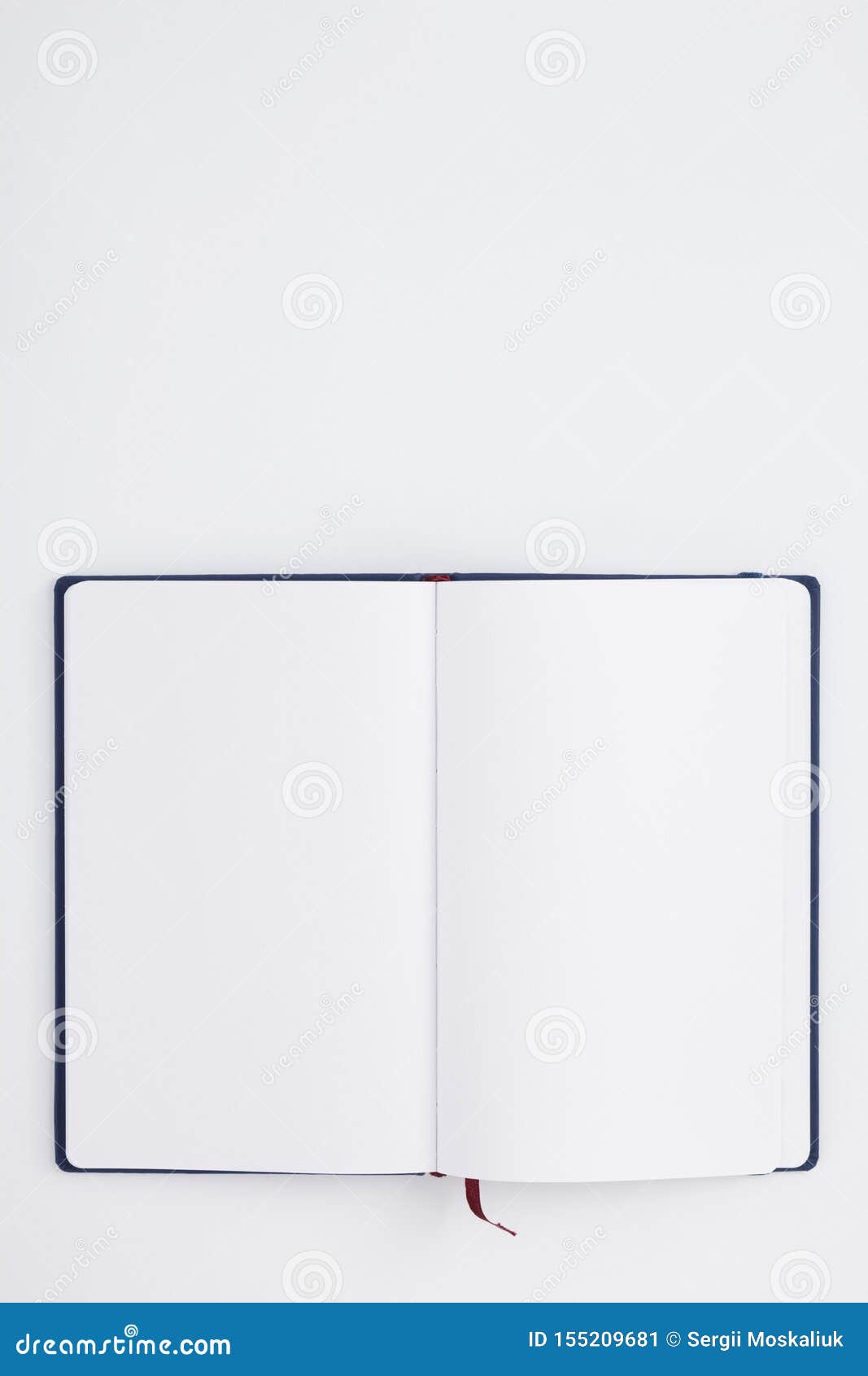 Notebook at White Background Stock Image - Image of sketch, planner ...