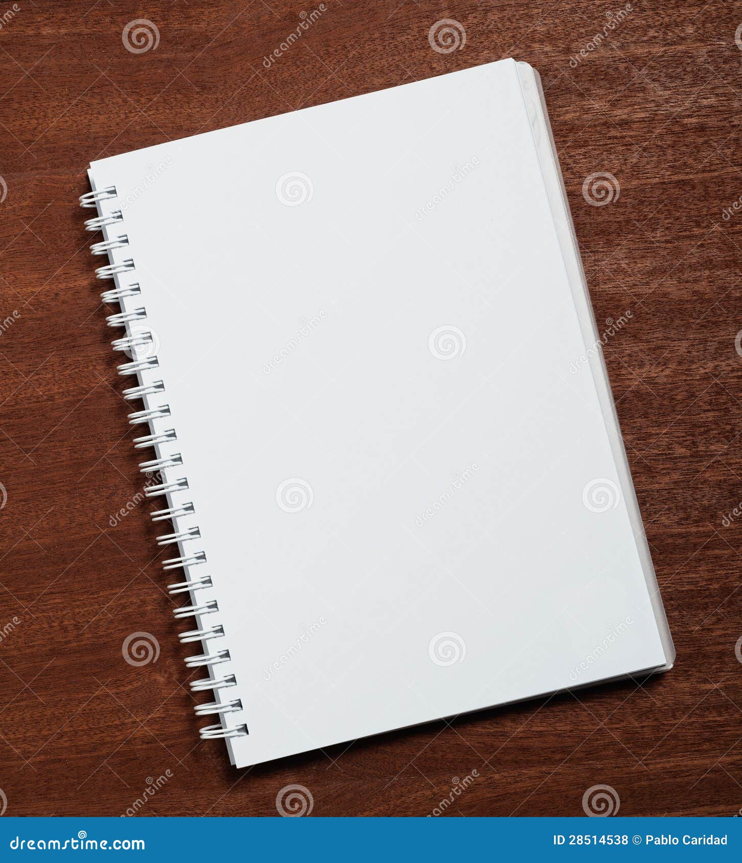 Notebook on Wood Background. Stock Photo - Image of reminder, remember ...