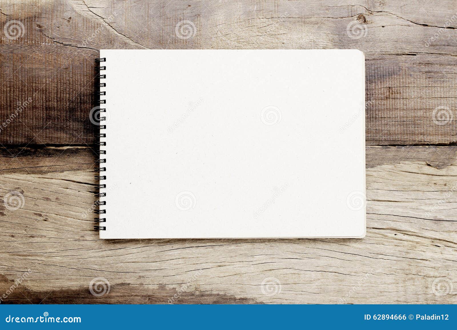 Notebook on wooden table stock photo. Image of plant - 62894666