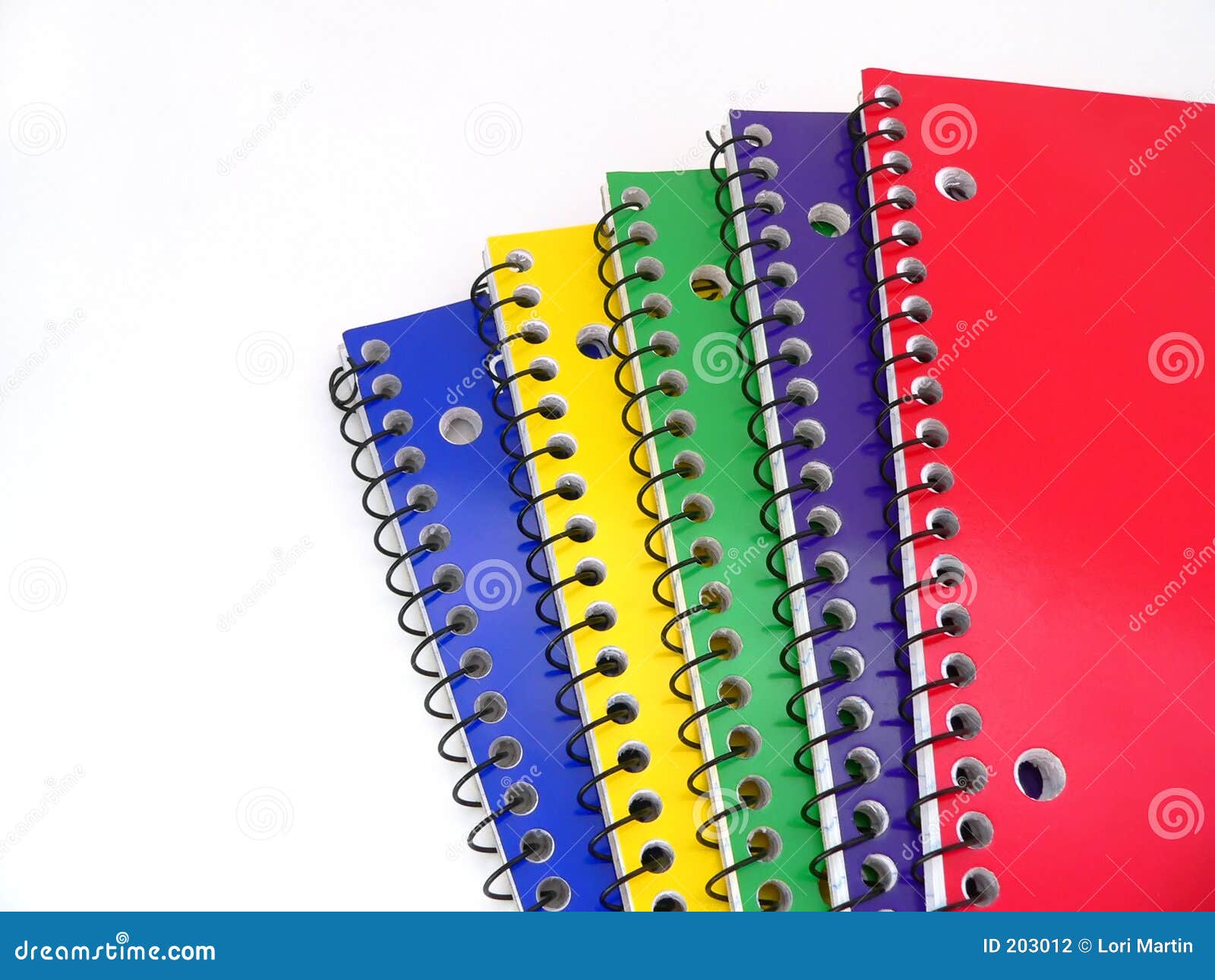 Notebooks stock photo. Image of office, spiral, paper, supplies - 203012