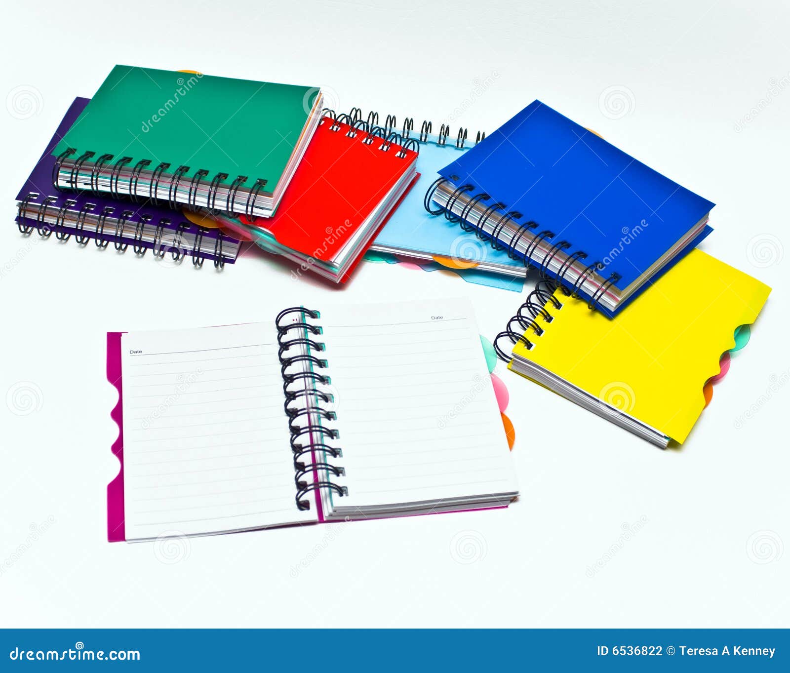 Notebooks stock photo. Image of colourful, small, educational - 6536822