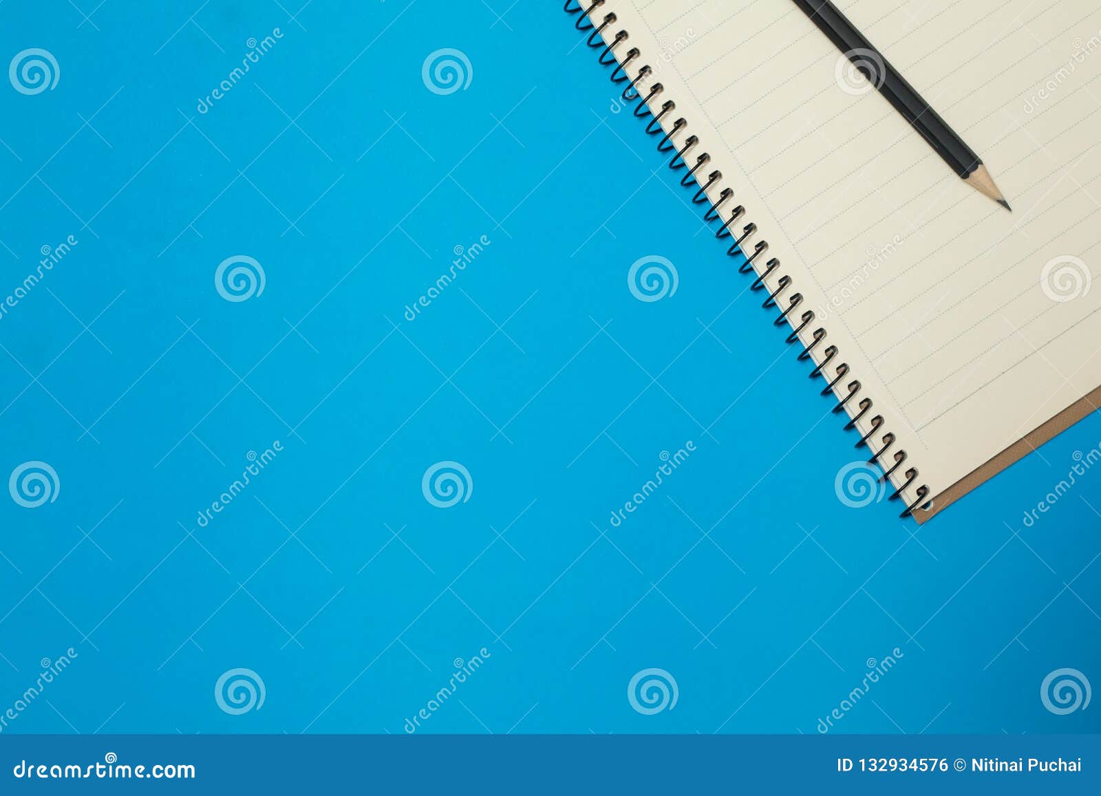 Notebooks and pencils stock photo. Image of pastel, notebooks - 132934576