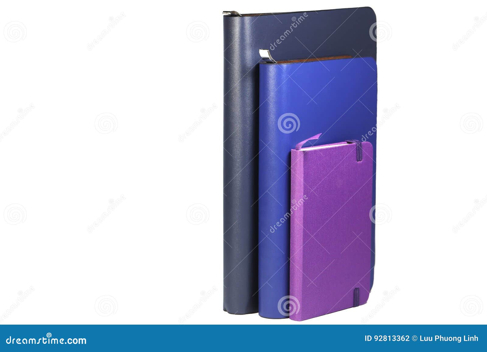 Notebooks on White Background Stock Photo - Image of assortment ...