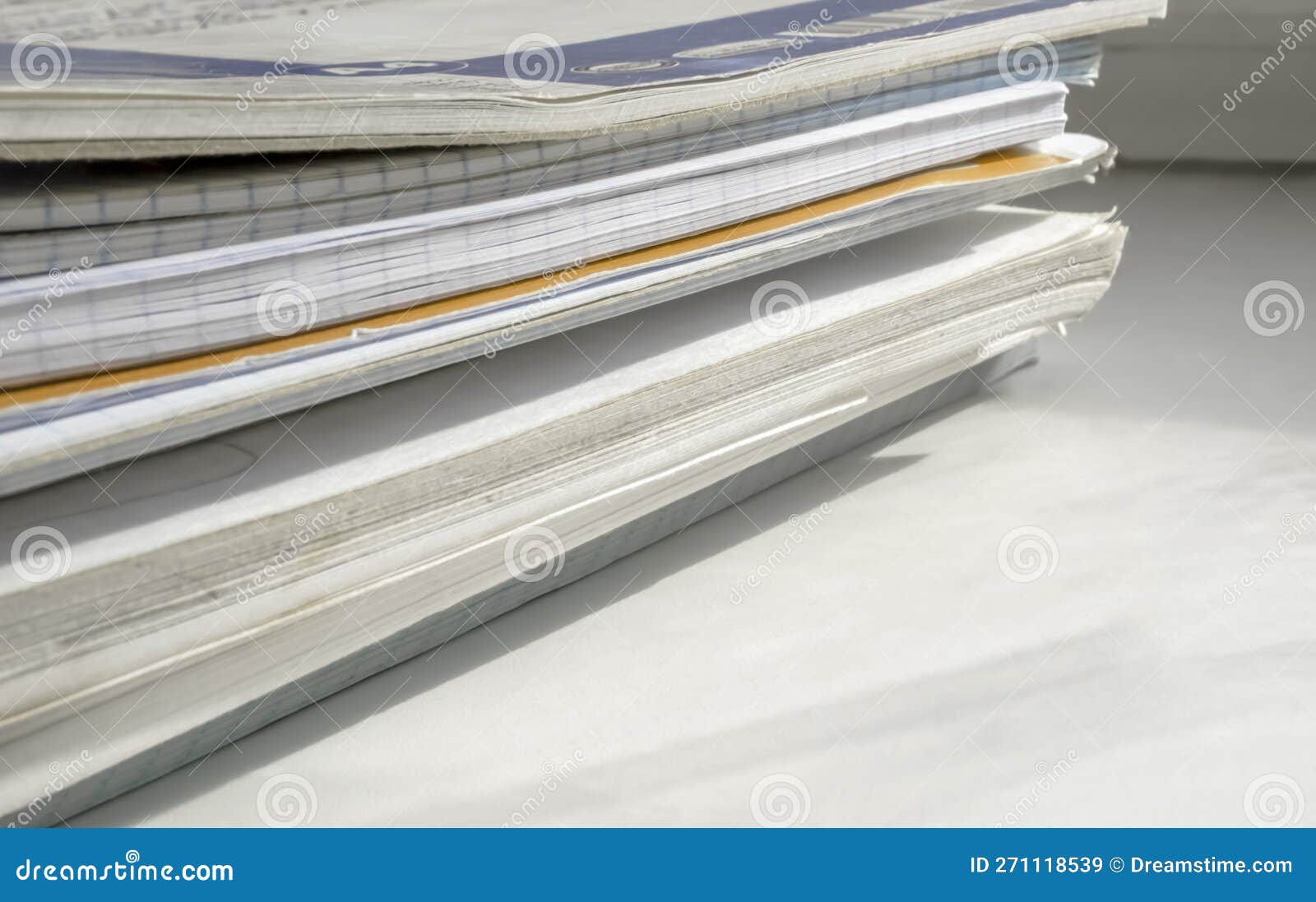 Notebooks for Writing Side View. Large A4 Notebooks for Notes on the ...