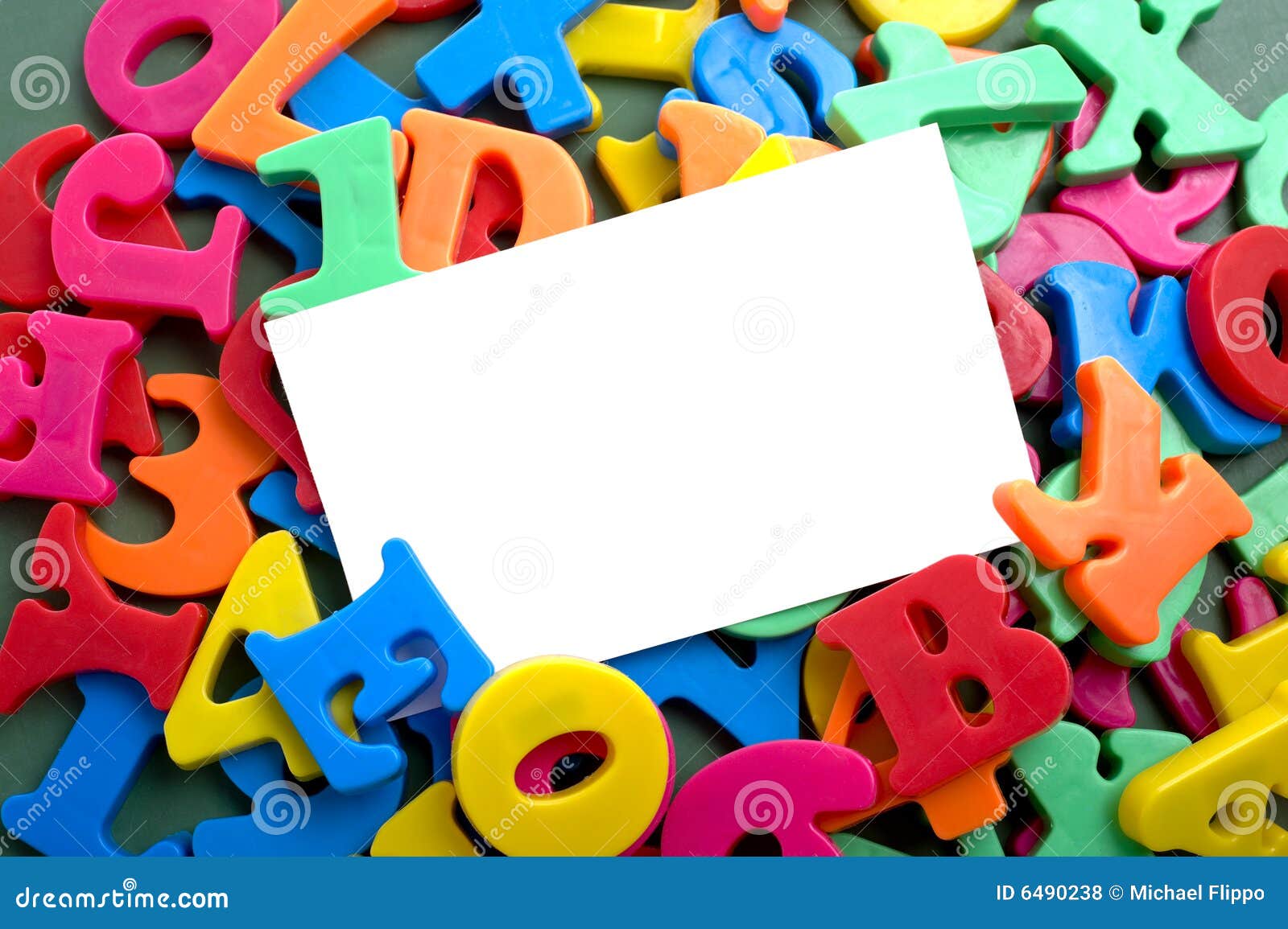 Notecard With Alphabet Letters Stock Photography | CartoonDealer.com ...