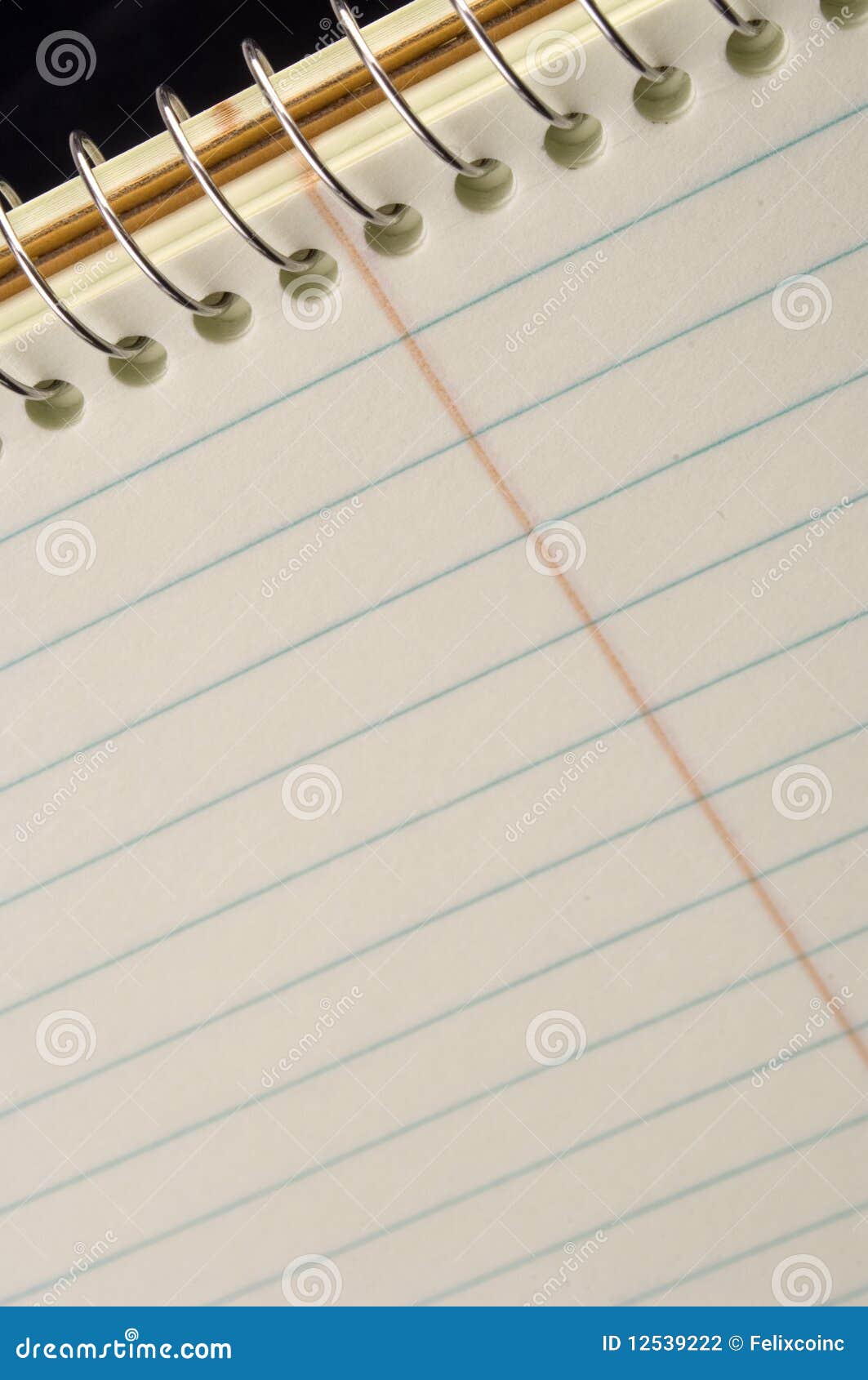 Notepad stock photo. Image of paper, notes, spiral, information - 12539222