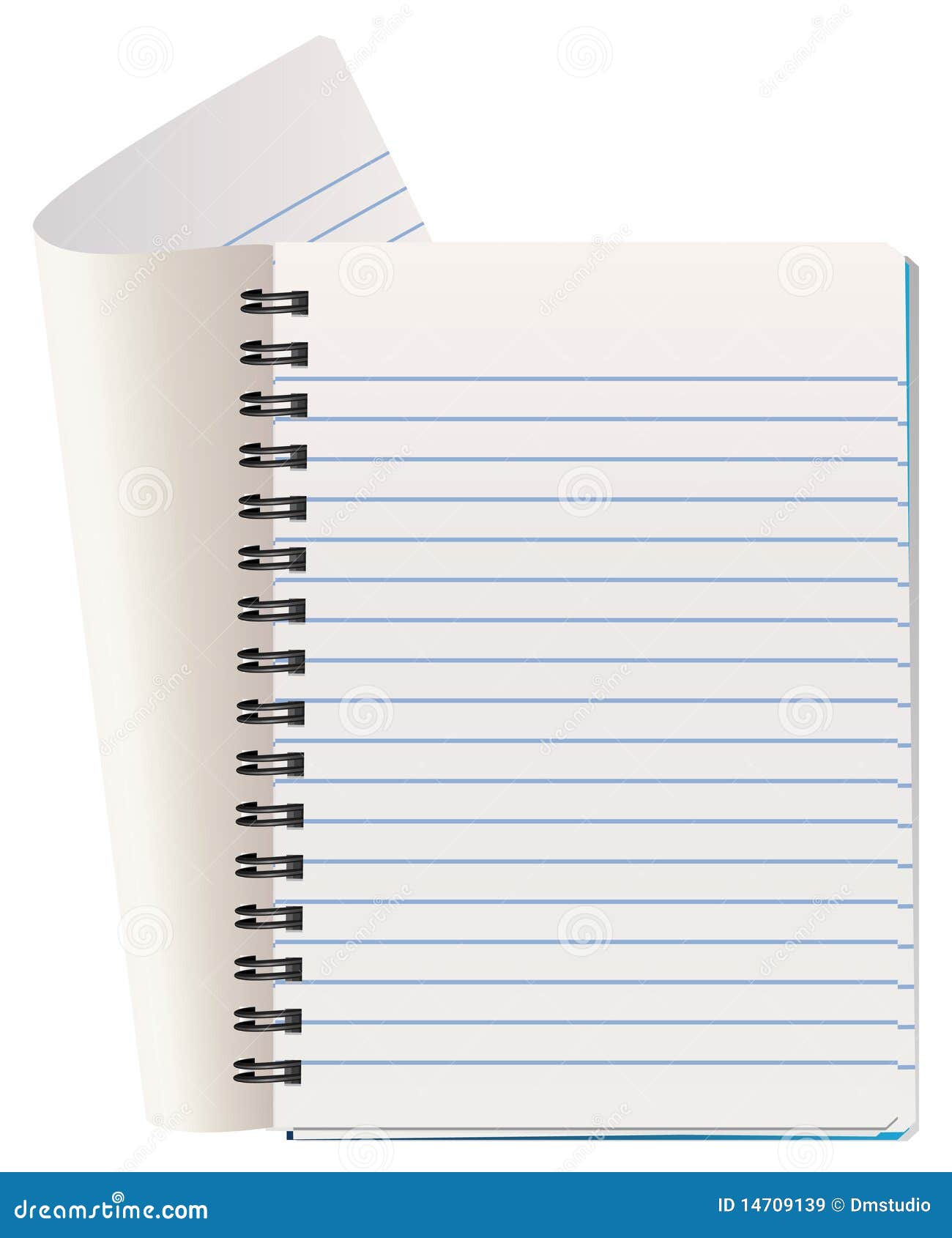 Notepad stock vector. Illustration of graphic, note, notepad - 14709139