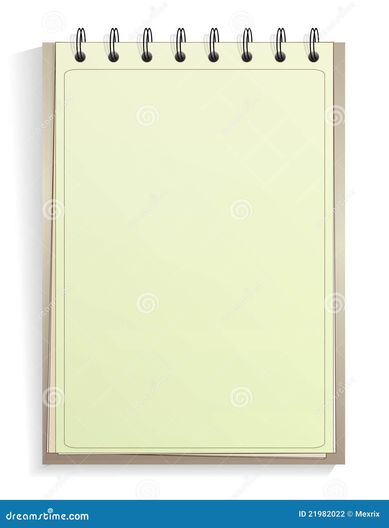 Notepad Royalty-Free Stock Photo | CartoonDealer.com #393285
