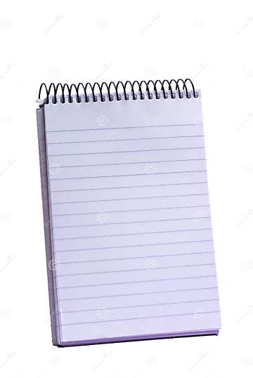 Notepad stock image. Image of note, binder, business, page - 5725953