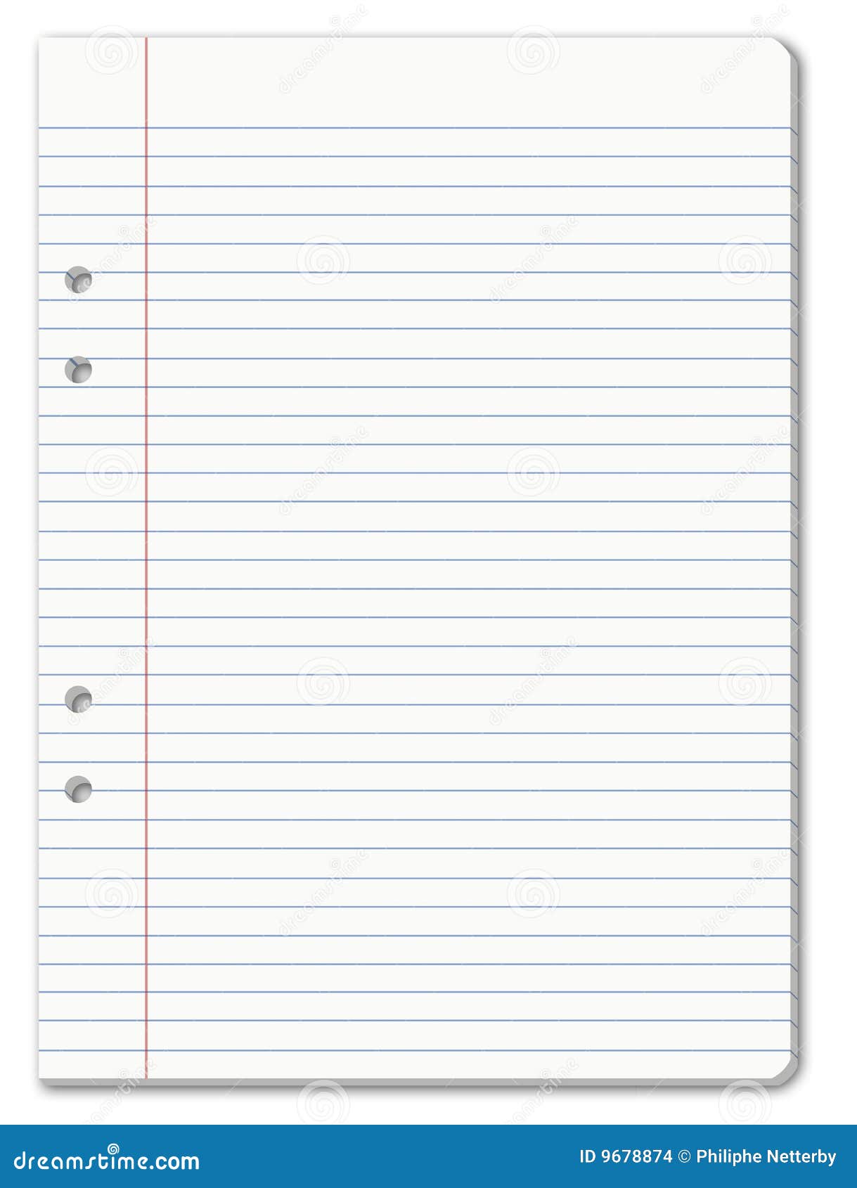 Notepad stock illustration. Illustration of copybook, lined - 9678874