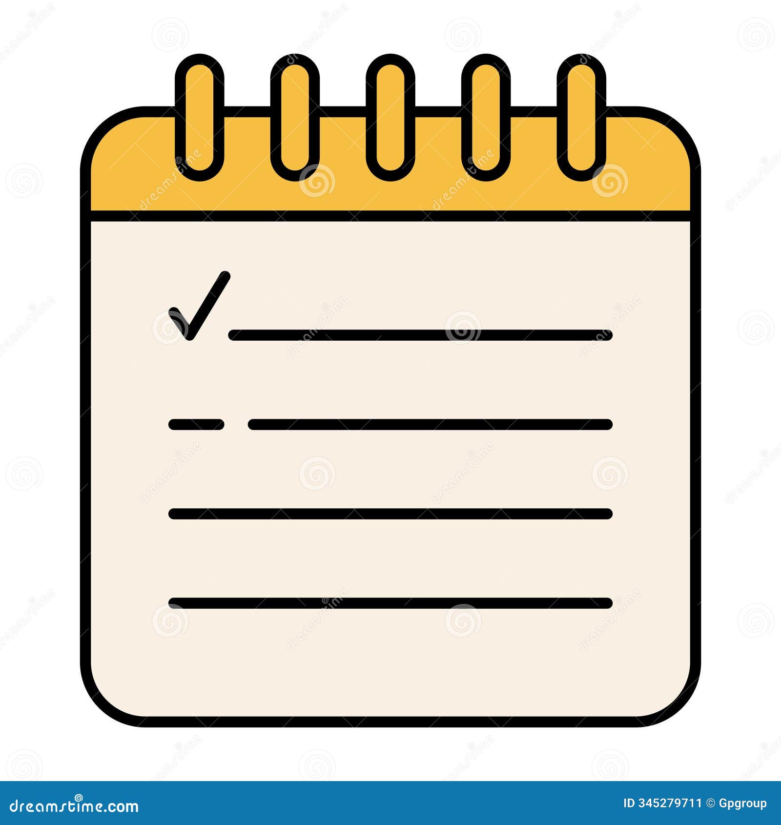 Notepad Checklist (clipping Path Included) Royalty-Free Stock Photo ...