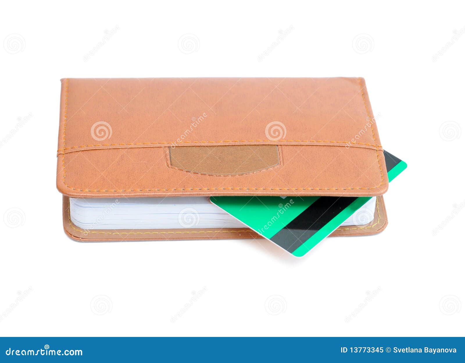 Notepad and credit card stock image. Image of notebook - 13773345