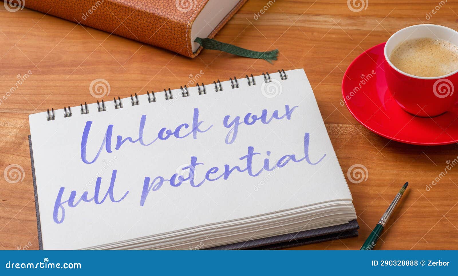 Unlock your full potential stock photo. Image of word - 290328888