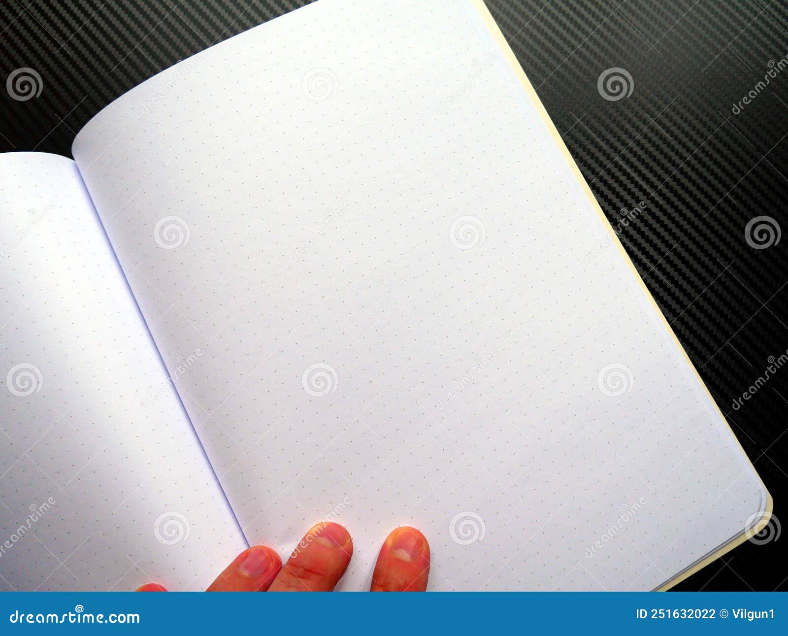 Notepad for Drawing and Writing. Sheets of Diary Paper Stock Photo ...