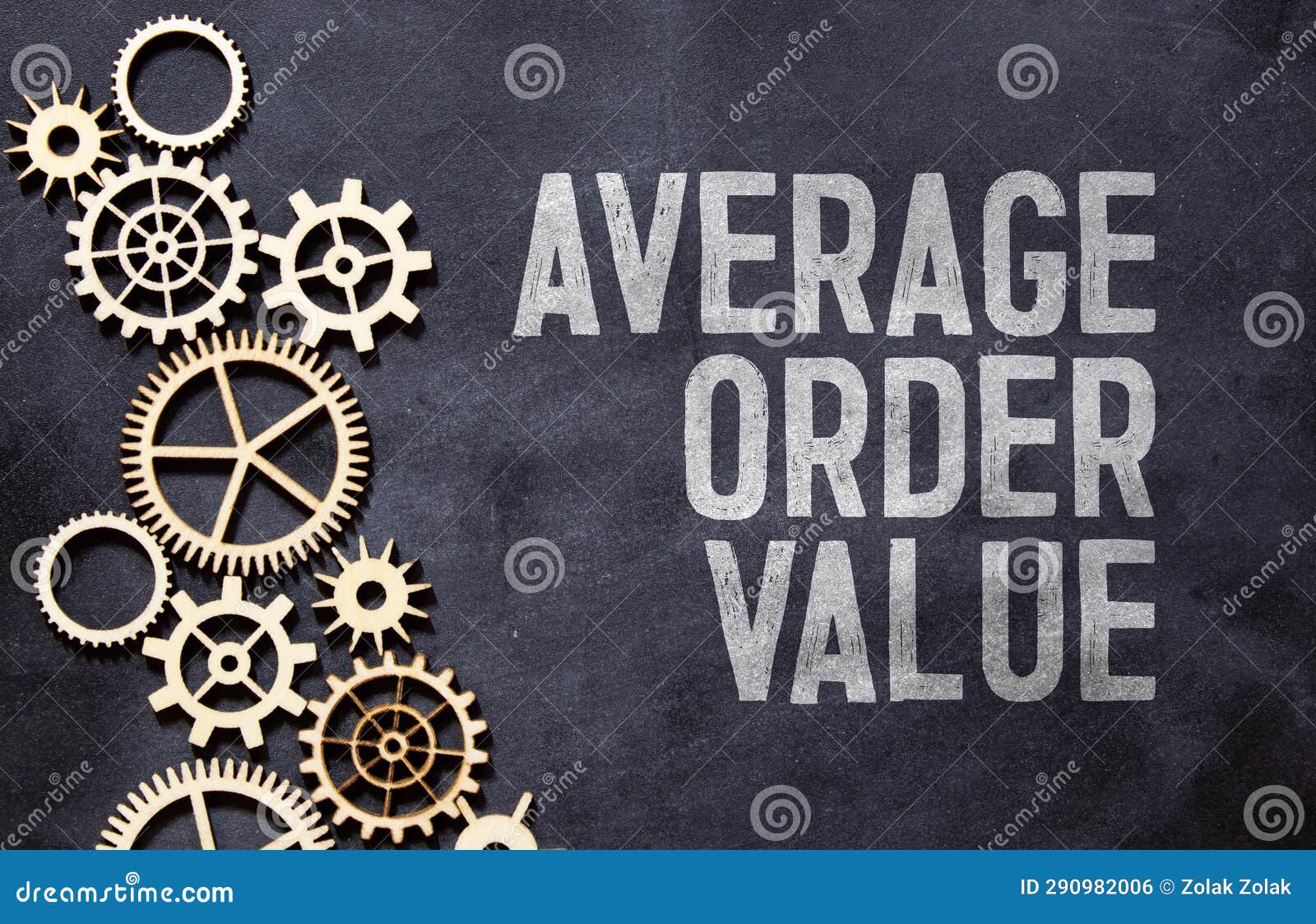 Notepad with the Inscription Average Order Value and Order Tracking ...