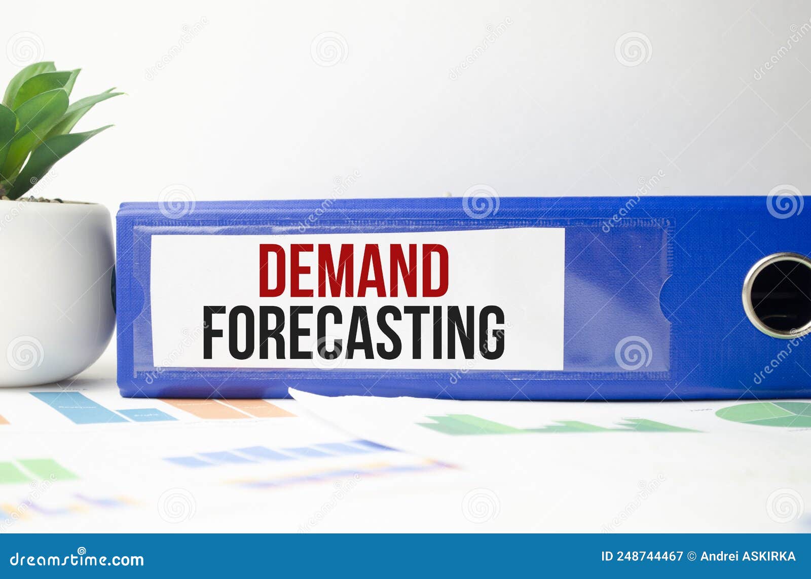 DEMAND FORECASTING, Text On White Paper On A White Background Royalty-Free Stock Image ...