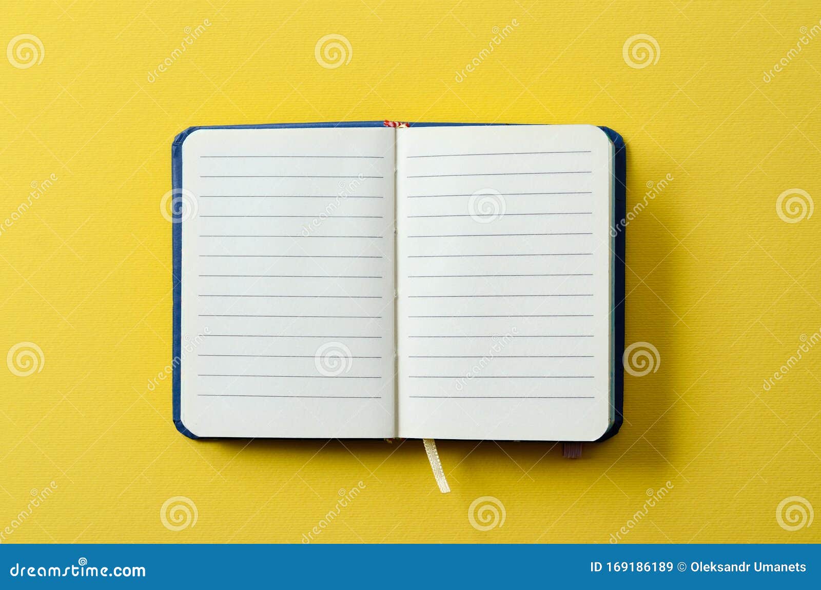 Notepad for Notes is Open on a Blank Page. Stock Image - Image of ...