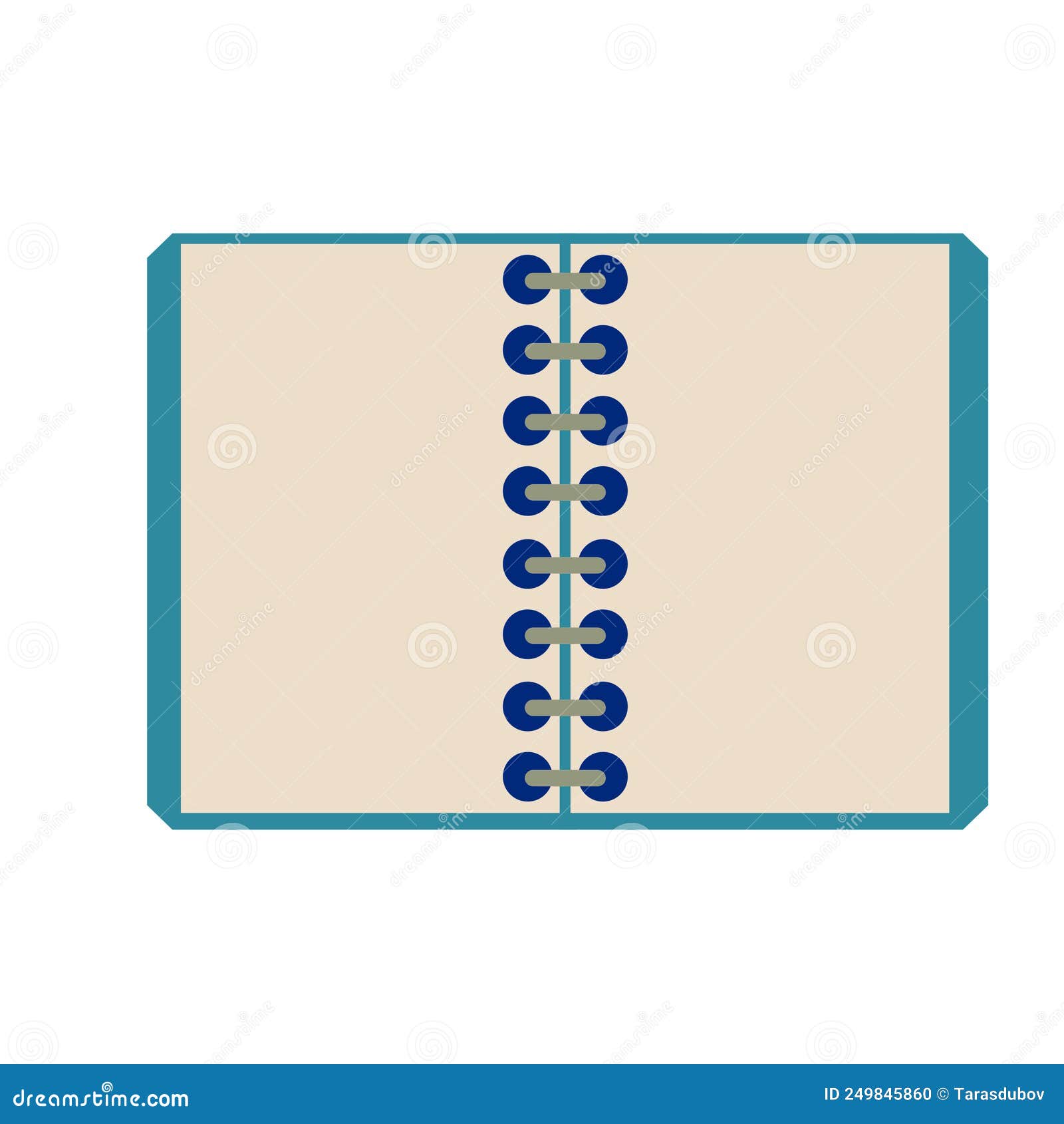 Notepad. Open Notebook for Writing. School Book or Textbook for ...