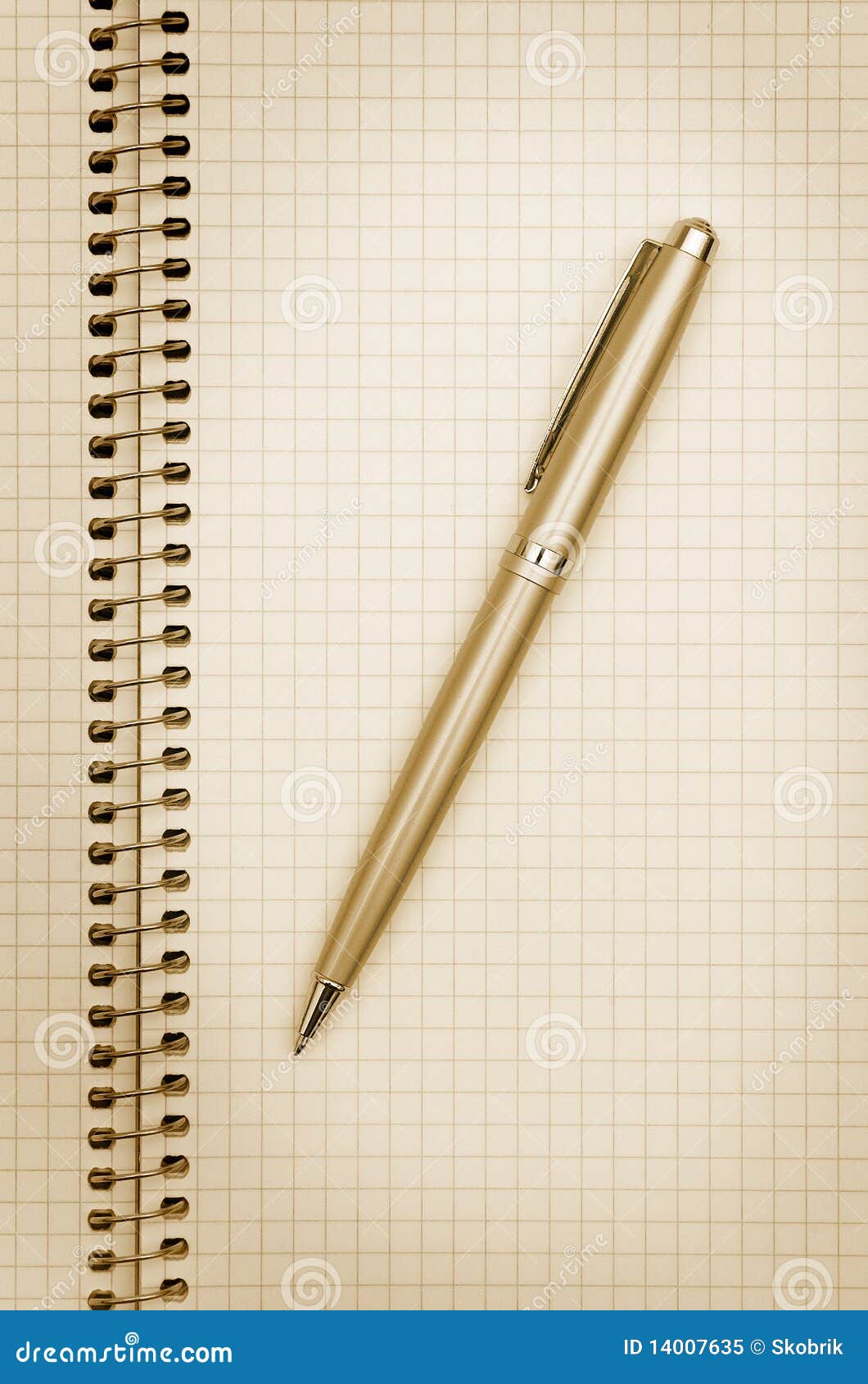 Notepad and pen stock image. Image of memo, office, remember - 14007635
