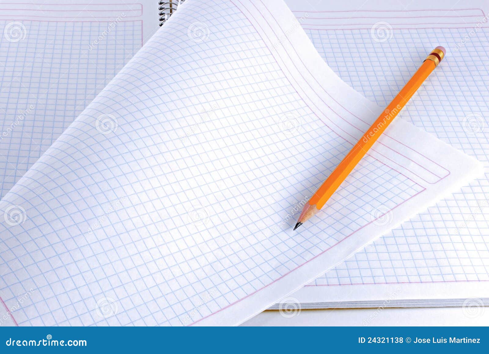 Notepad and Pen stock photo. Image of writing, calculate - 24321138