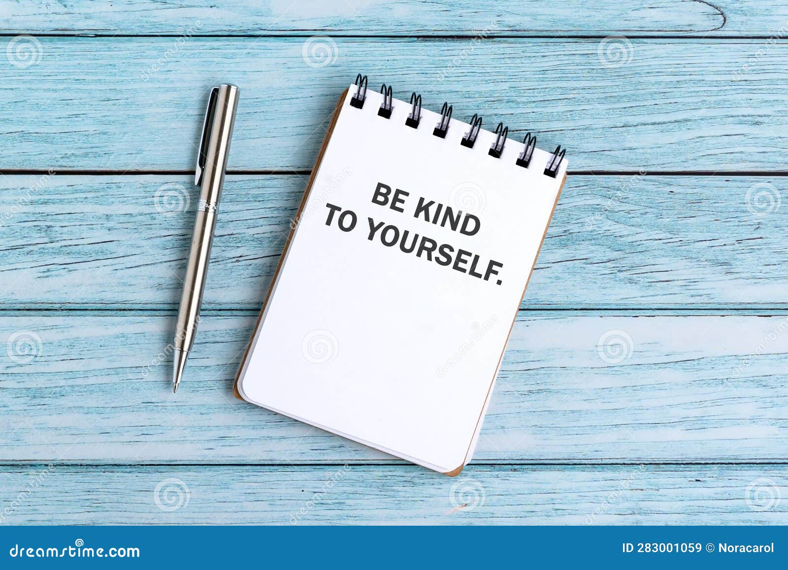 Notepad with Text Be Kind To Yourself Stock Image - Image of modern ...