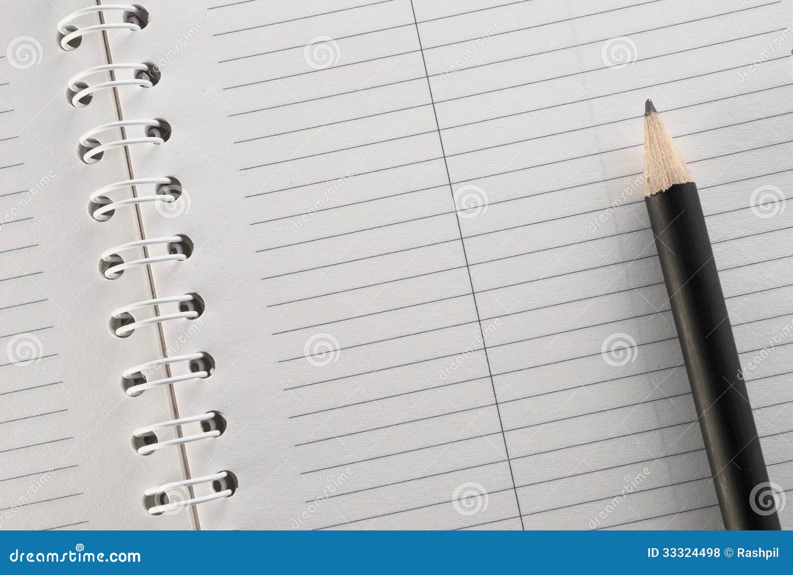 Notepad with pencil stock photo. Image of notepad, planning - 33324498