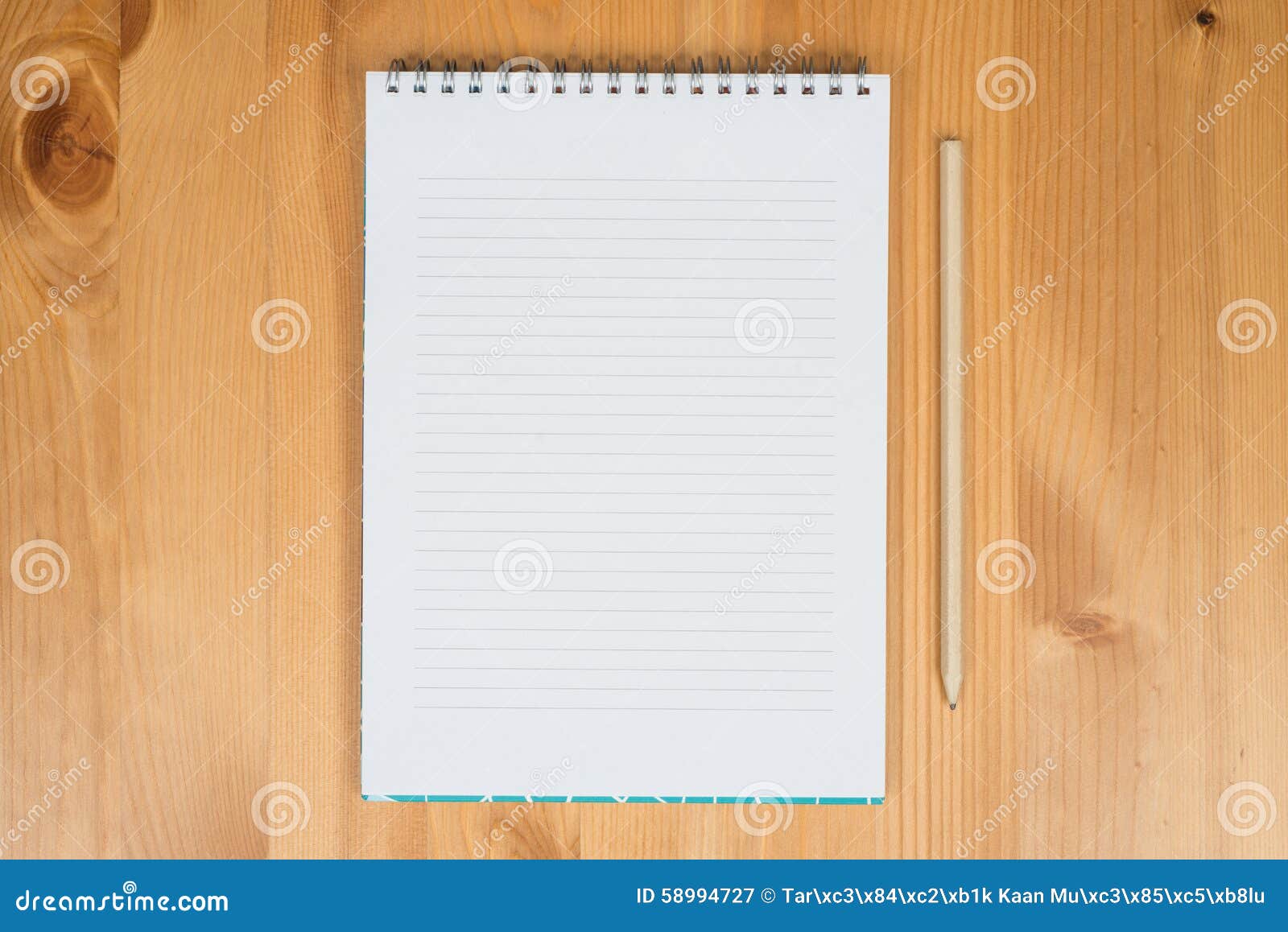 Notepad and pencil stock image. Image of space, corporate - 58994727
