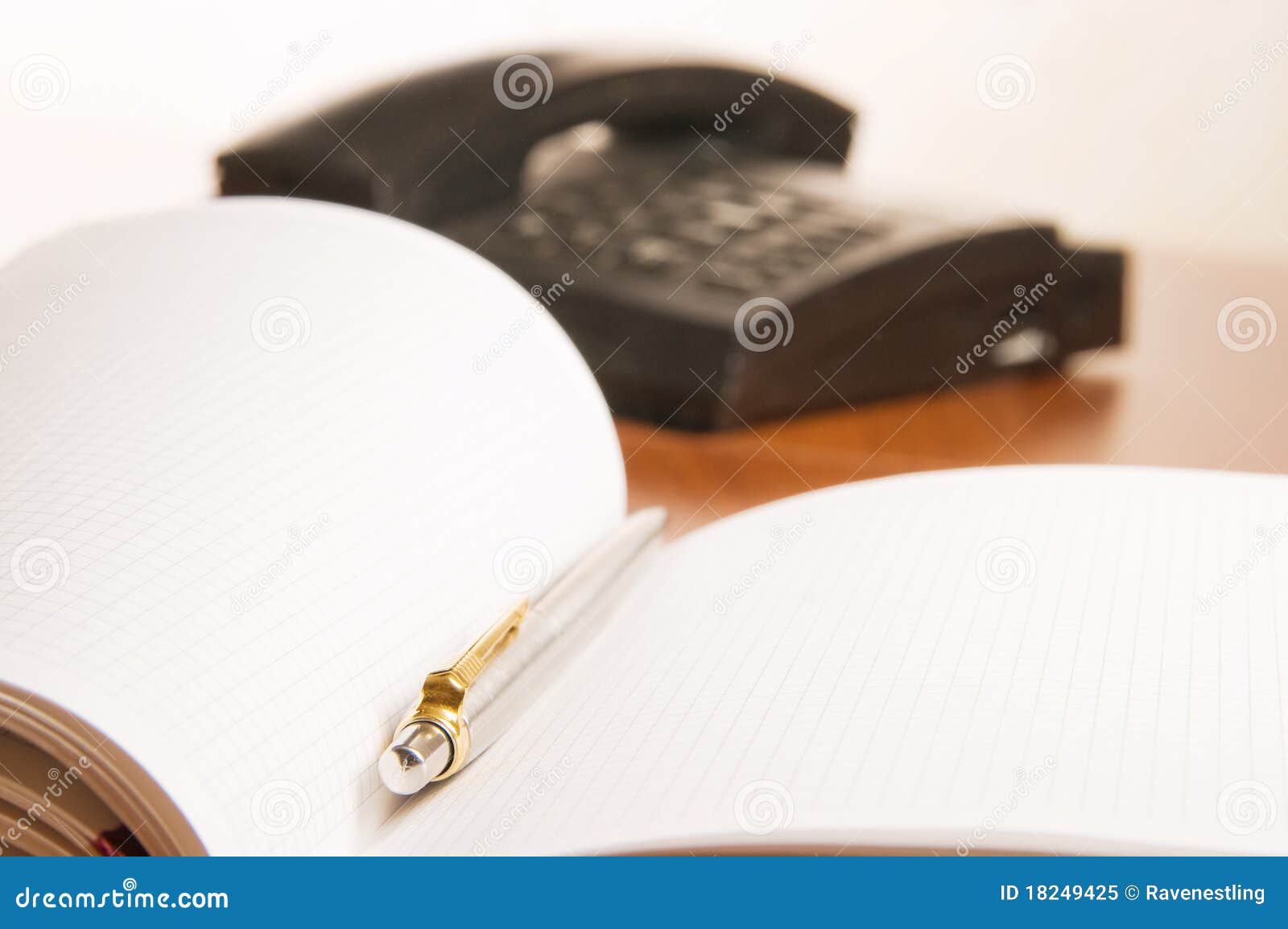Notepad and phone stock image. Image of notepad, diary - 18249425
