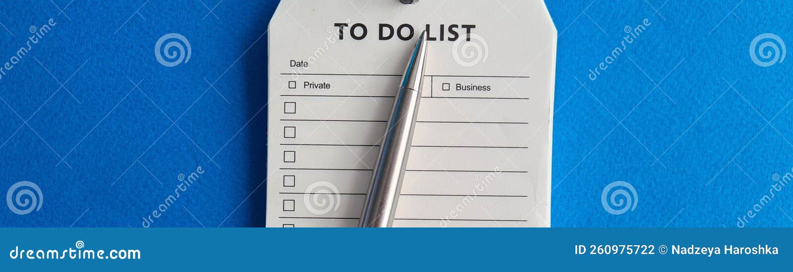 Notepad with Plan To Do List on Blue Background Stock Photo - Image of ...