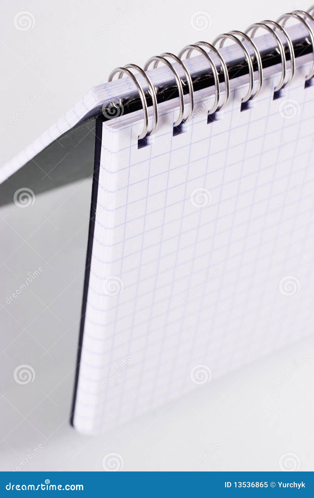 Notepad with Spring Isolated on White Stock Image - Image of business ...