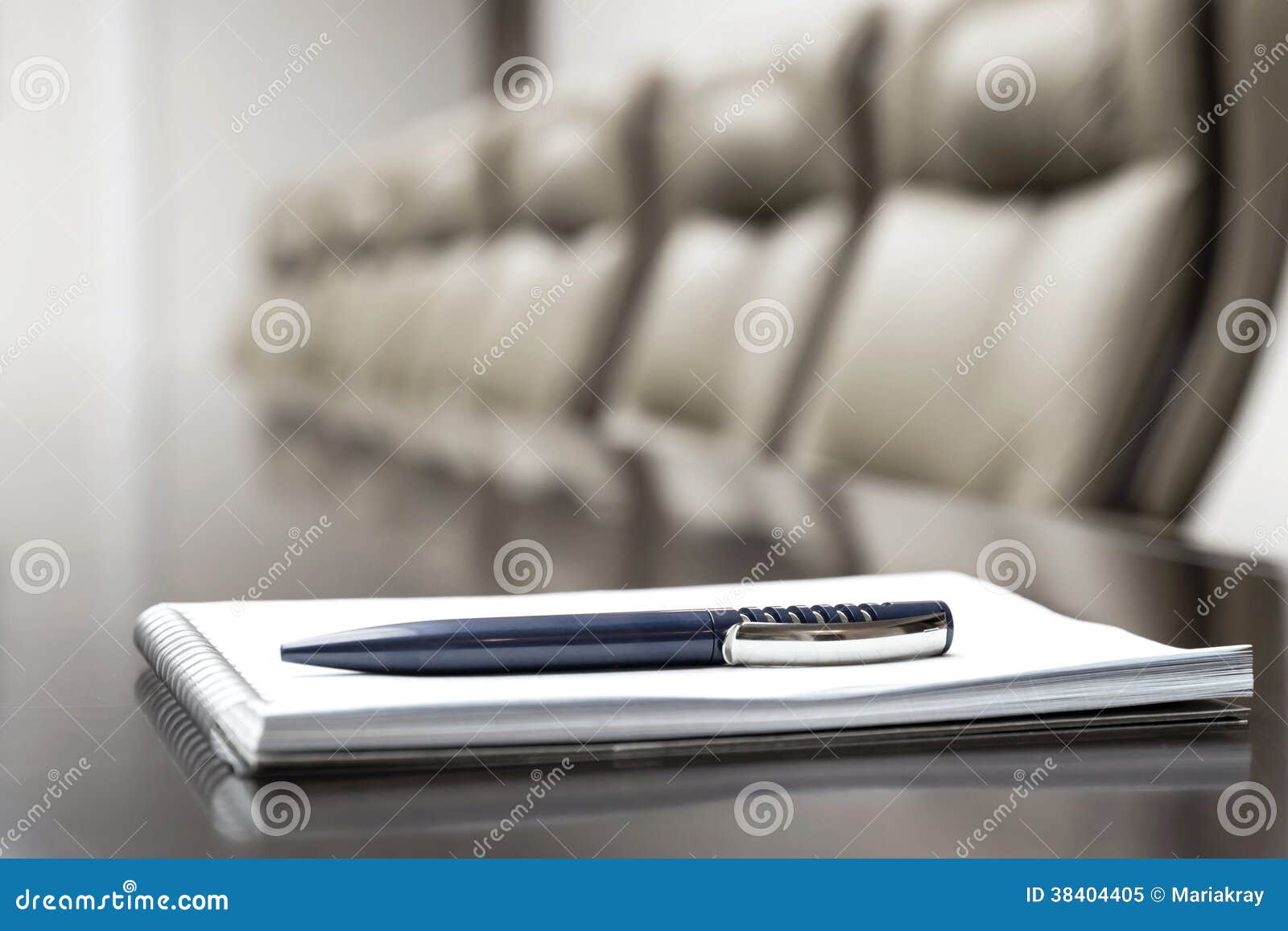 Notepad on a table stock image. Image of interior, board - 38404405