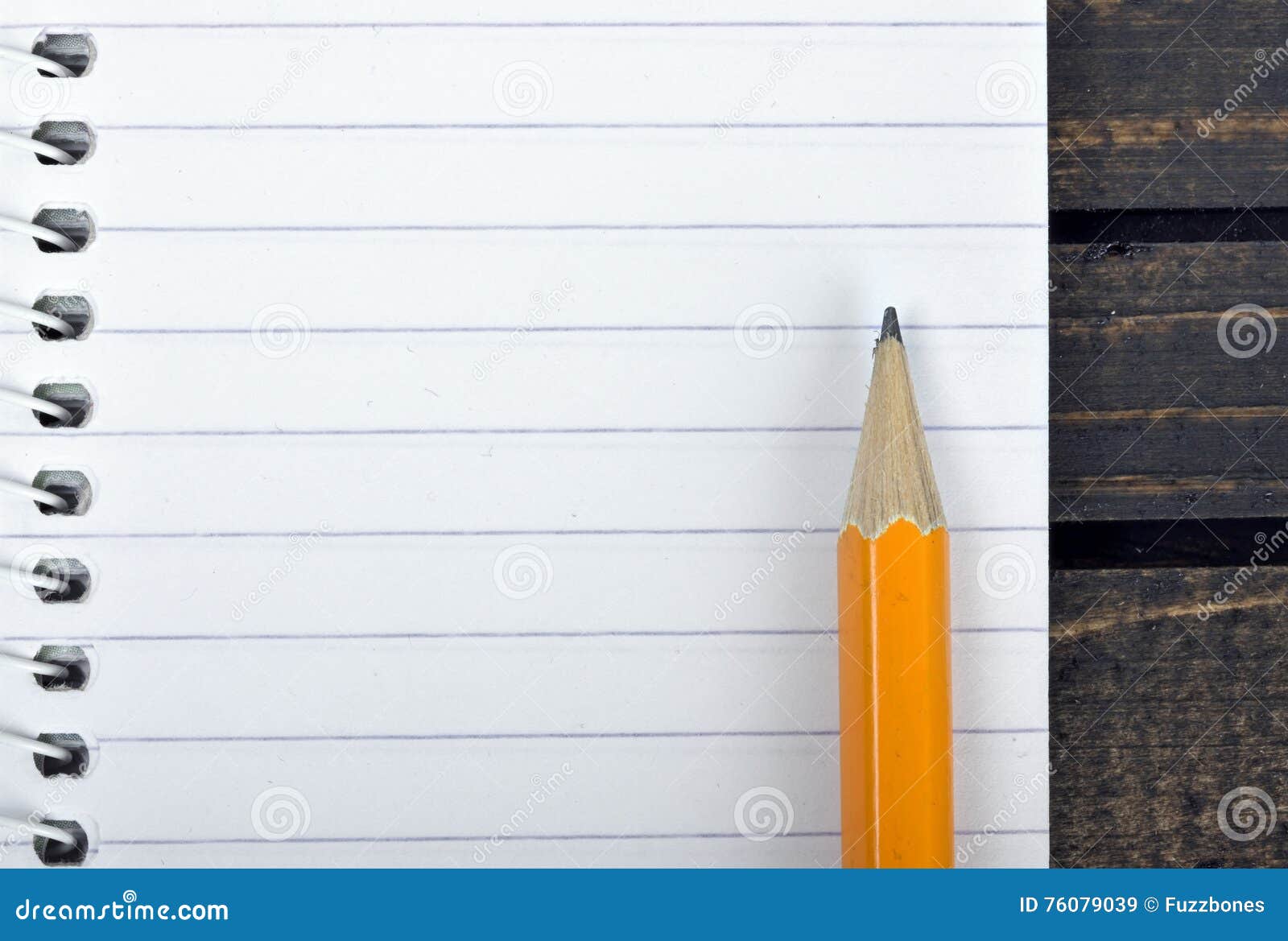 Notepad on table stock image. Image of notepad, blank - 76079039