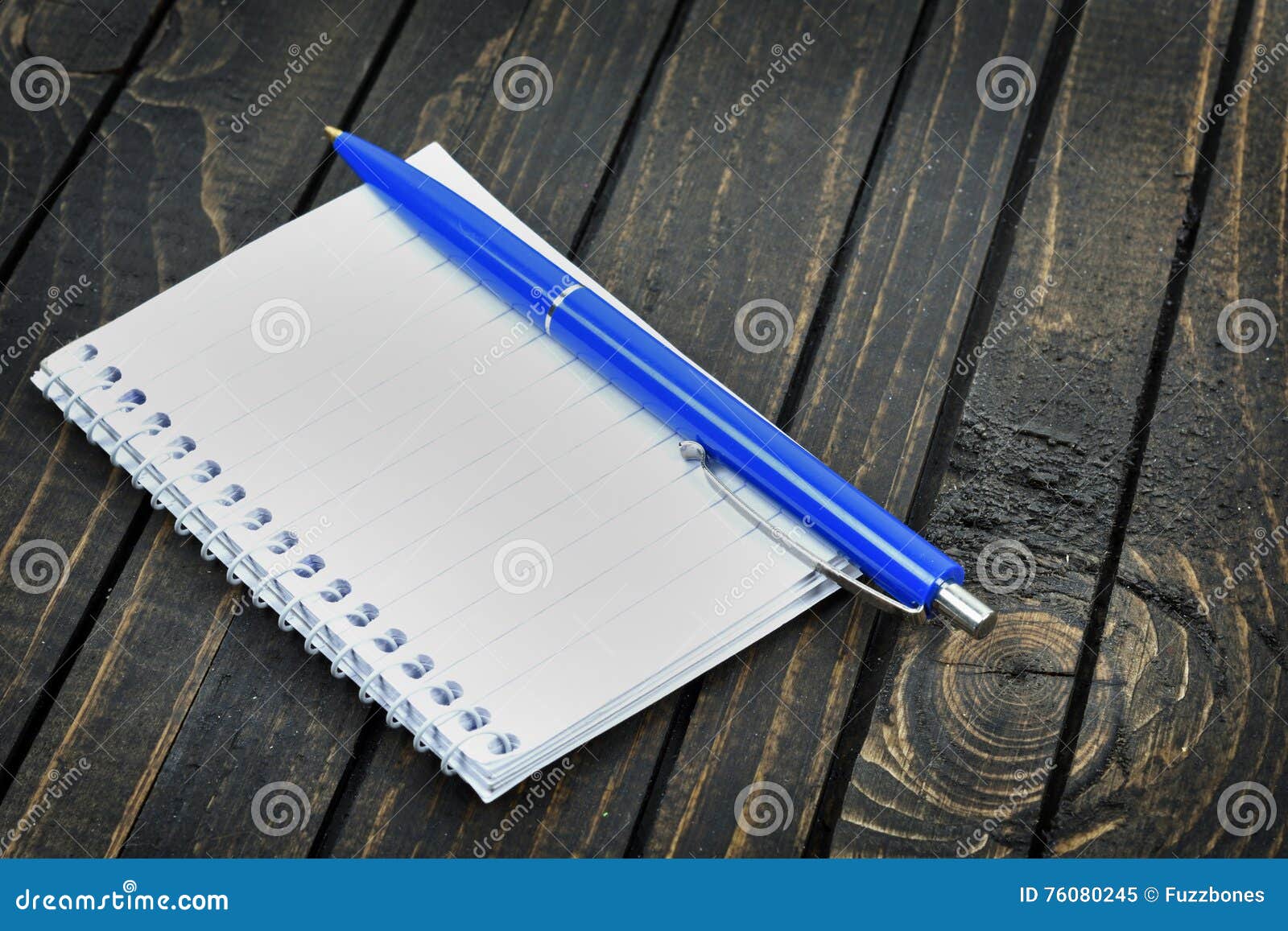 Notepad on table stock image. Image of message, agenda - 76080245