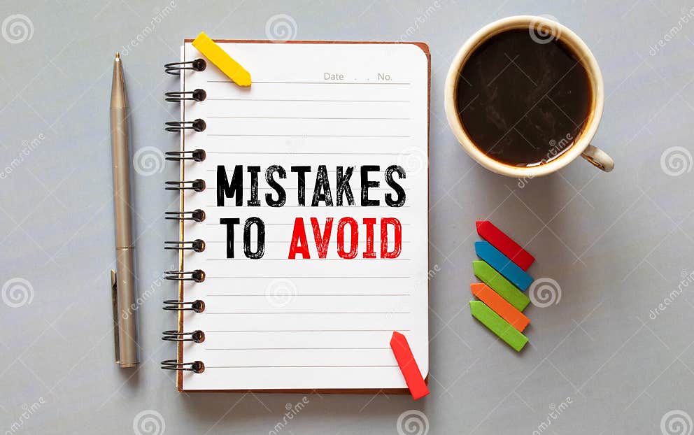 Notepad with Text Mistakes To Avoid Lying on Financial Tables with a ... Notepad with Text Mistakes To Avoid Lying on Financial Tables with a ...