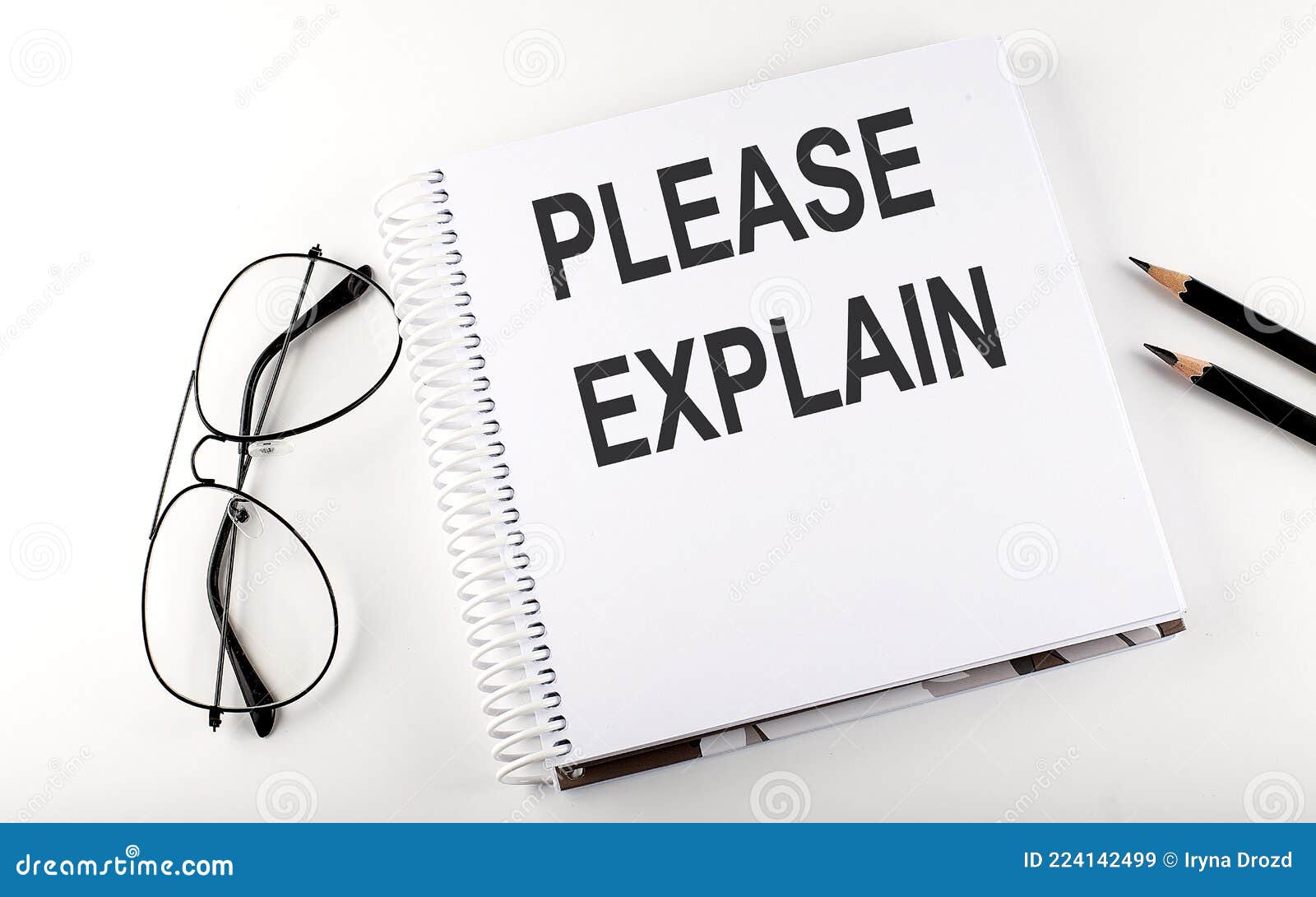 Explain On White Board Stock Photography | CartoonDealer.com #6434564