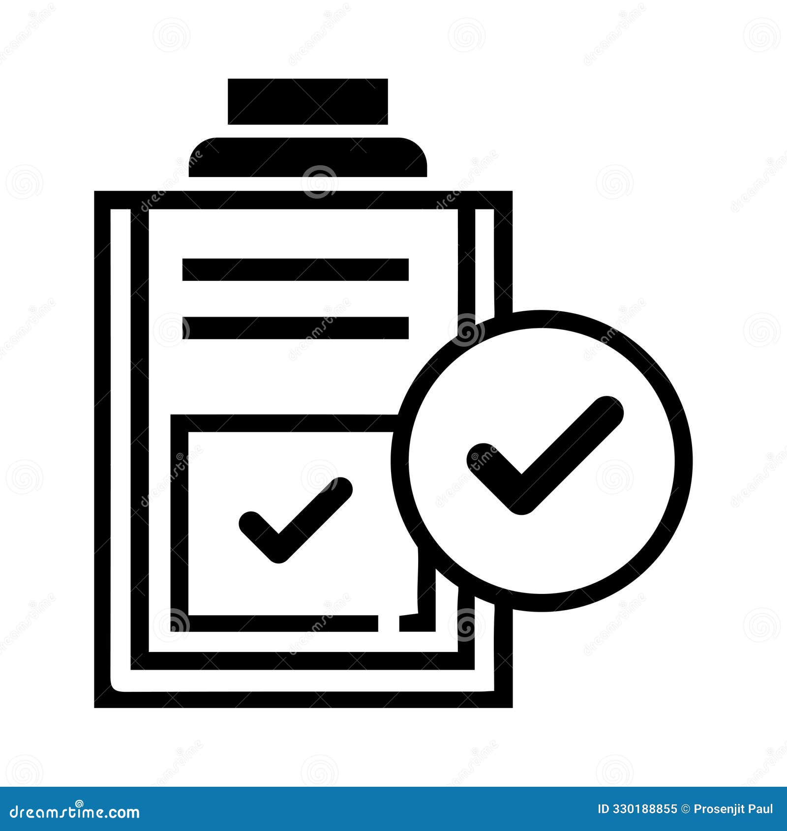 Notepad, Tick, Report, Checklist, Report Icon Stock Vector ...