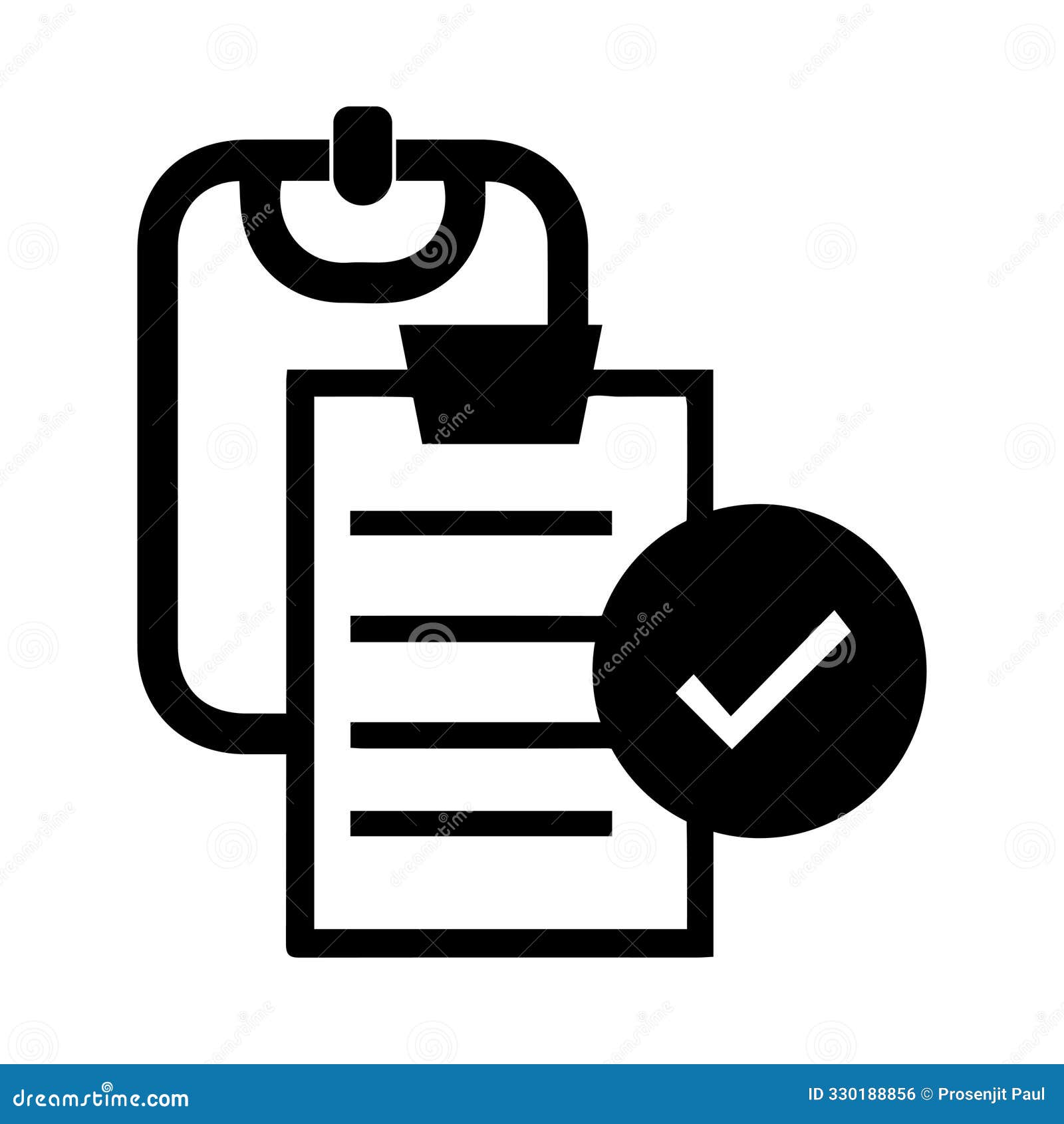 Notepad, Tick, Report, Checklist, Report Icon Stock Vector ...