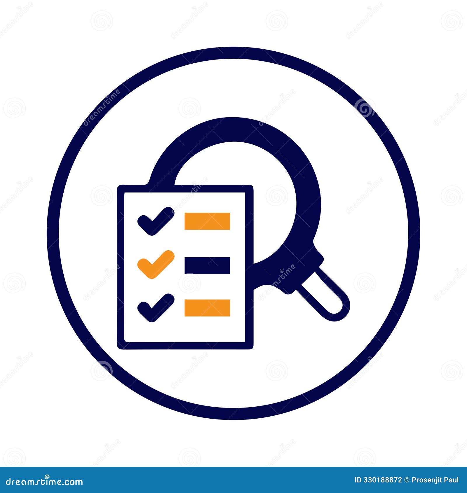 Notepad, Tick, Report, Checklist, Report Icon Vector Illustration ...